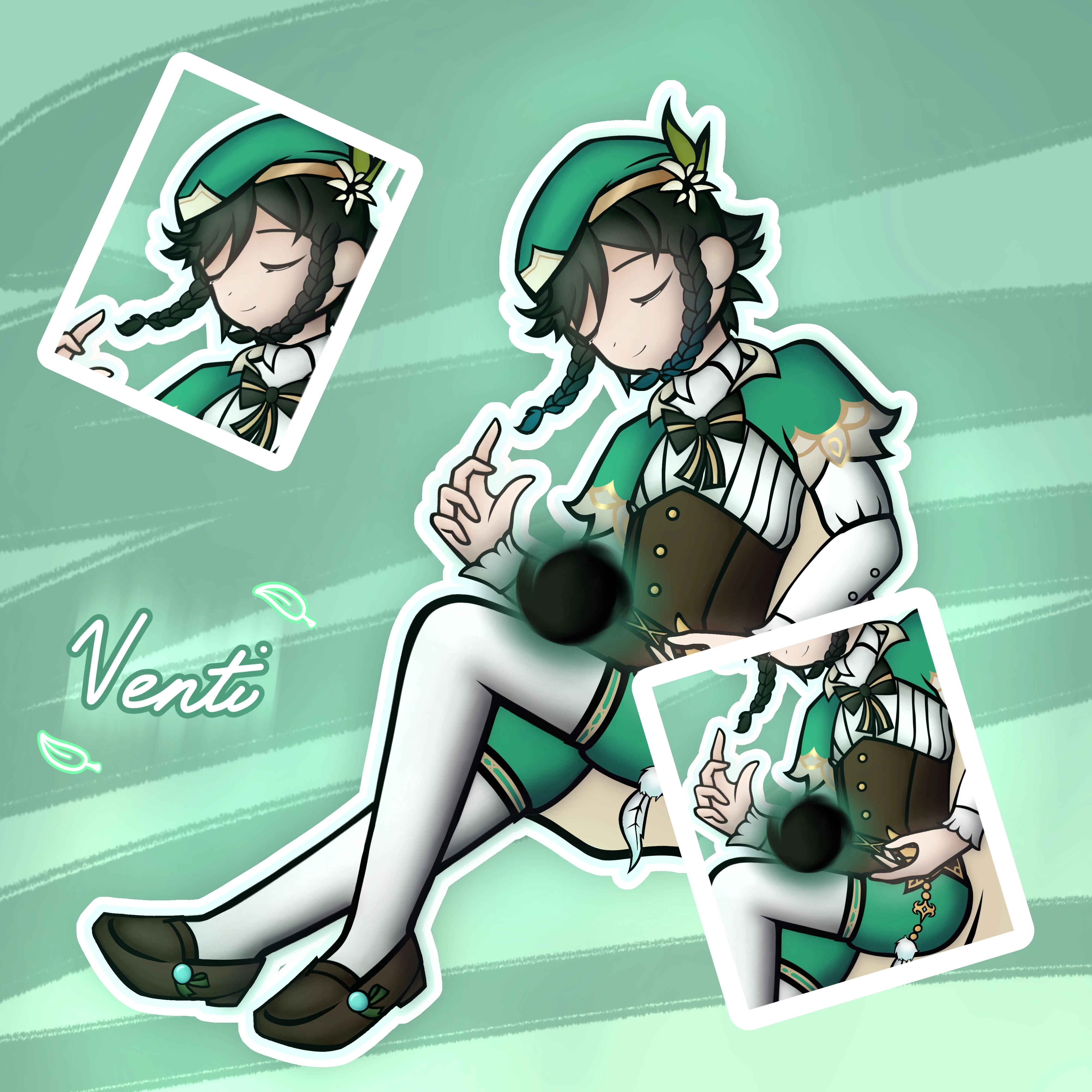 Old art of the best Archons ever :3 (receding hairline warning) Genshin ...