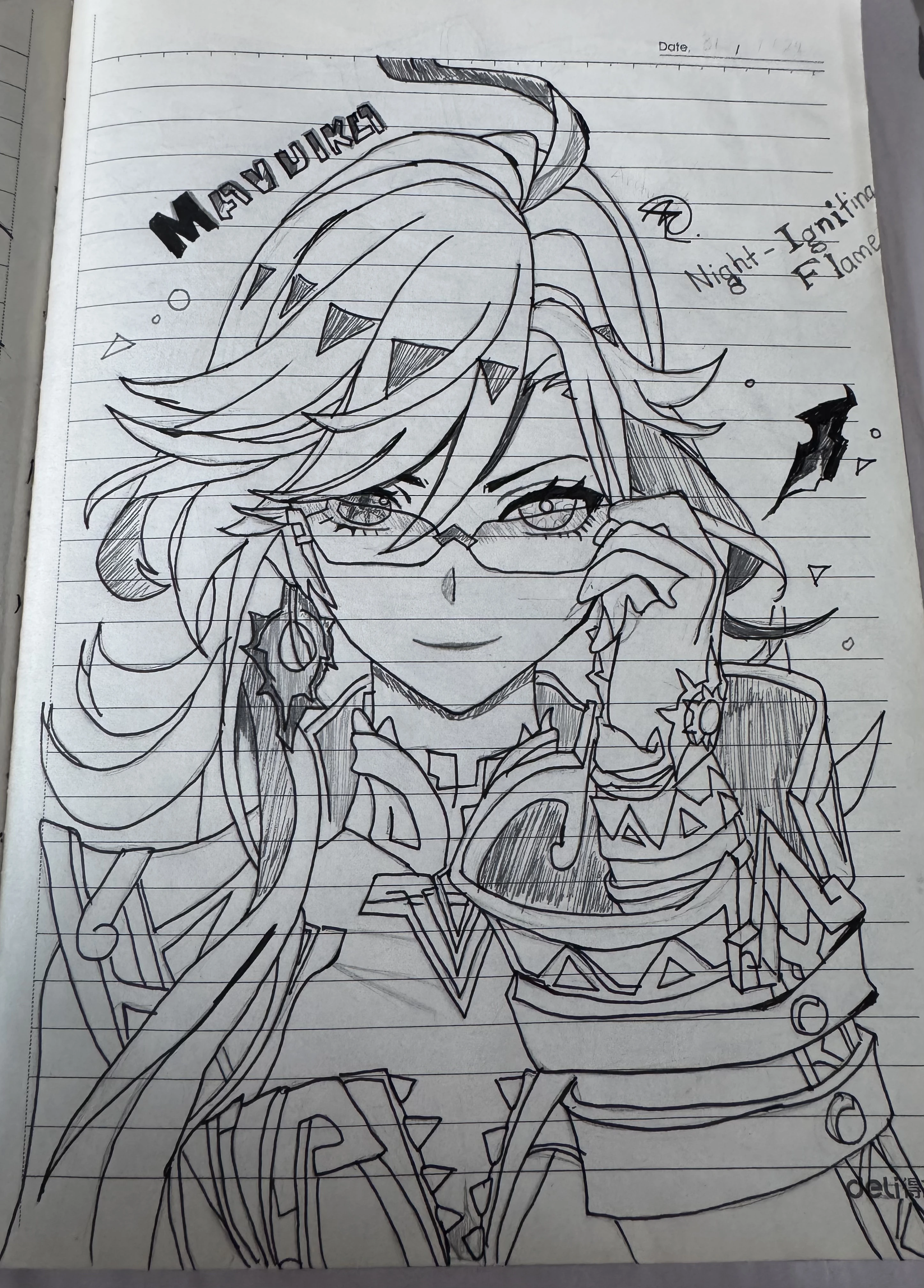 Mavuika Drawings! 🔥 Genshin Impact | HoYoLAB
