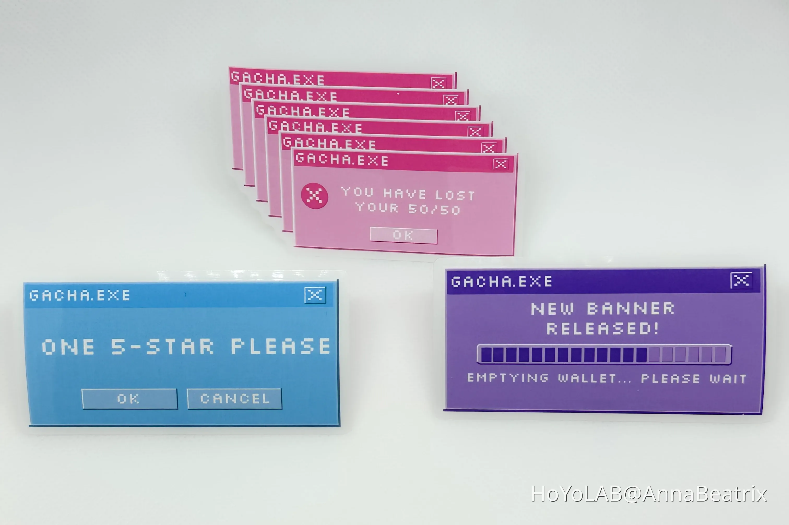 Gacha mood stickers Genshin Impact | HoYoLAB