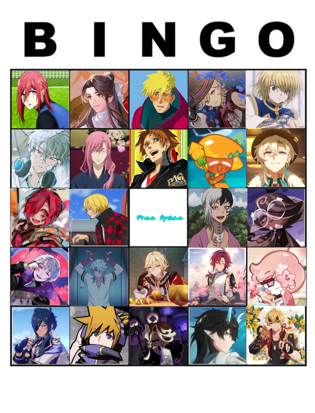 another bingo but it's my favorite male characters Genshin Impact | HoYoLAB