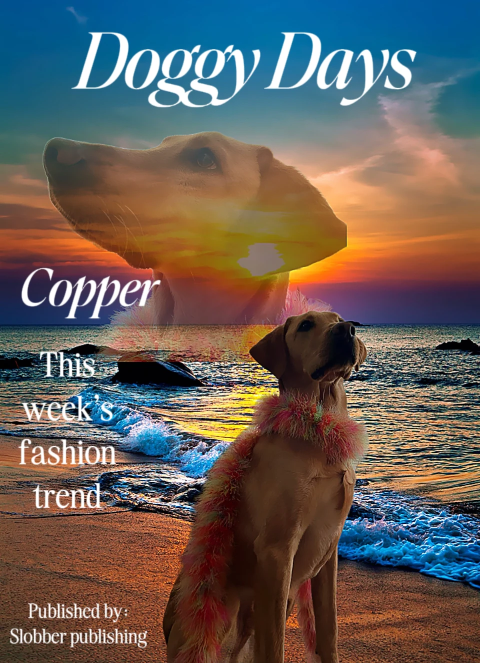 My sister dressed up our dog, so I made a meme out of it. | HoYoLAB