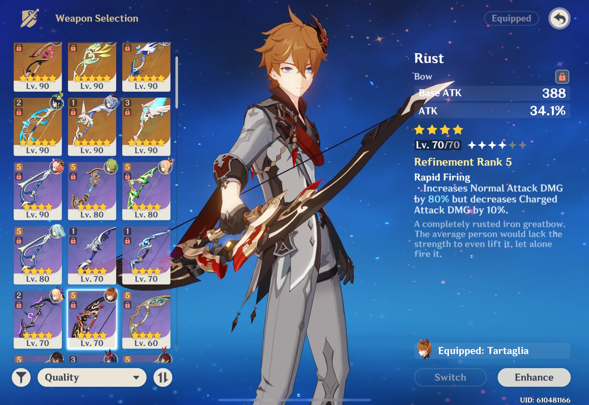 Childe weapon Genshin Impact | HoYoLAB