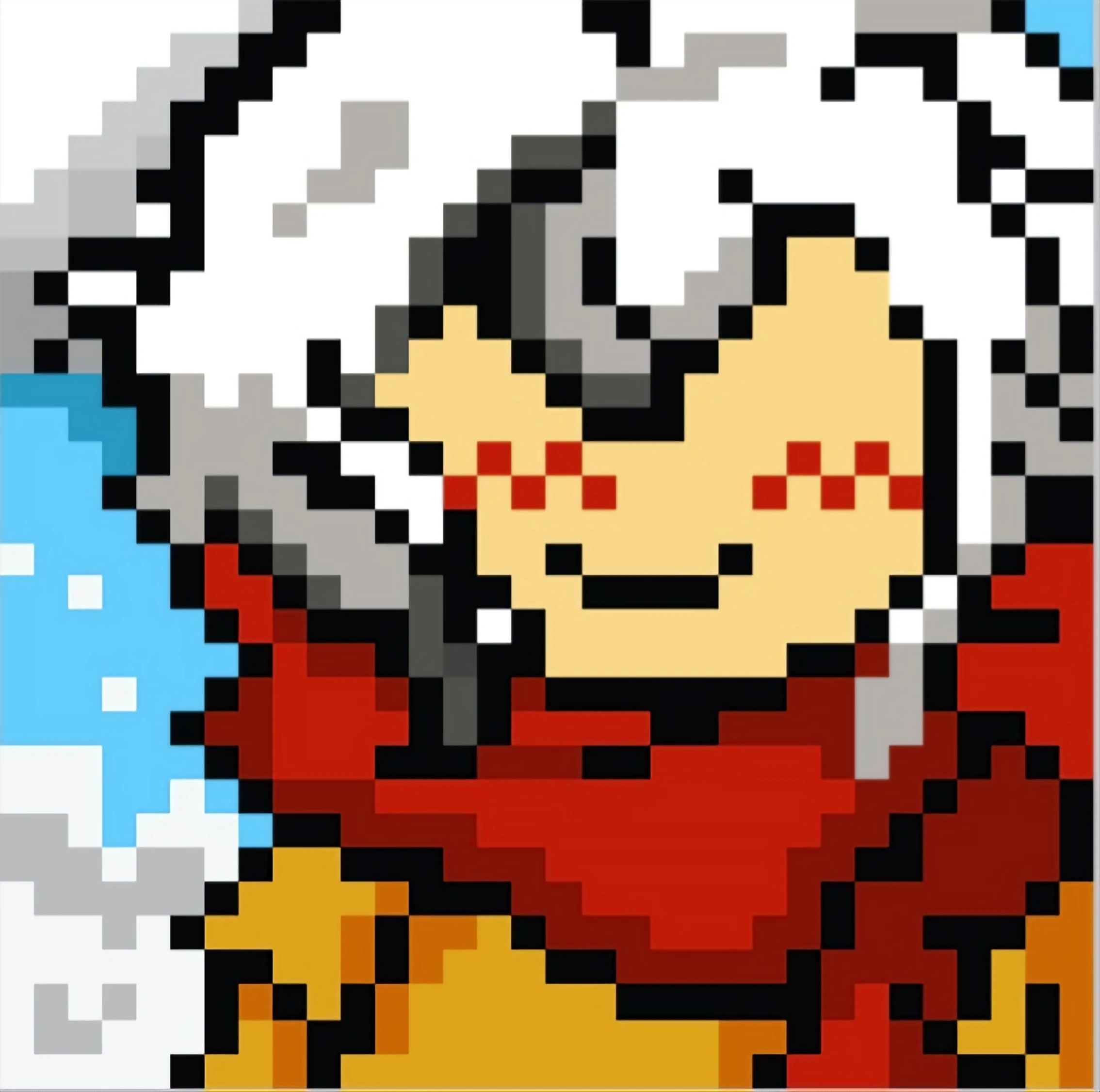 i tried (pixel art arlecchino) (roblox) Genshin Impact | HoYoLAB