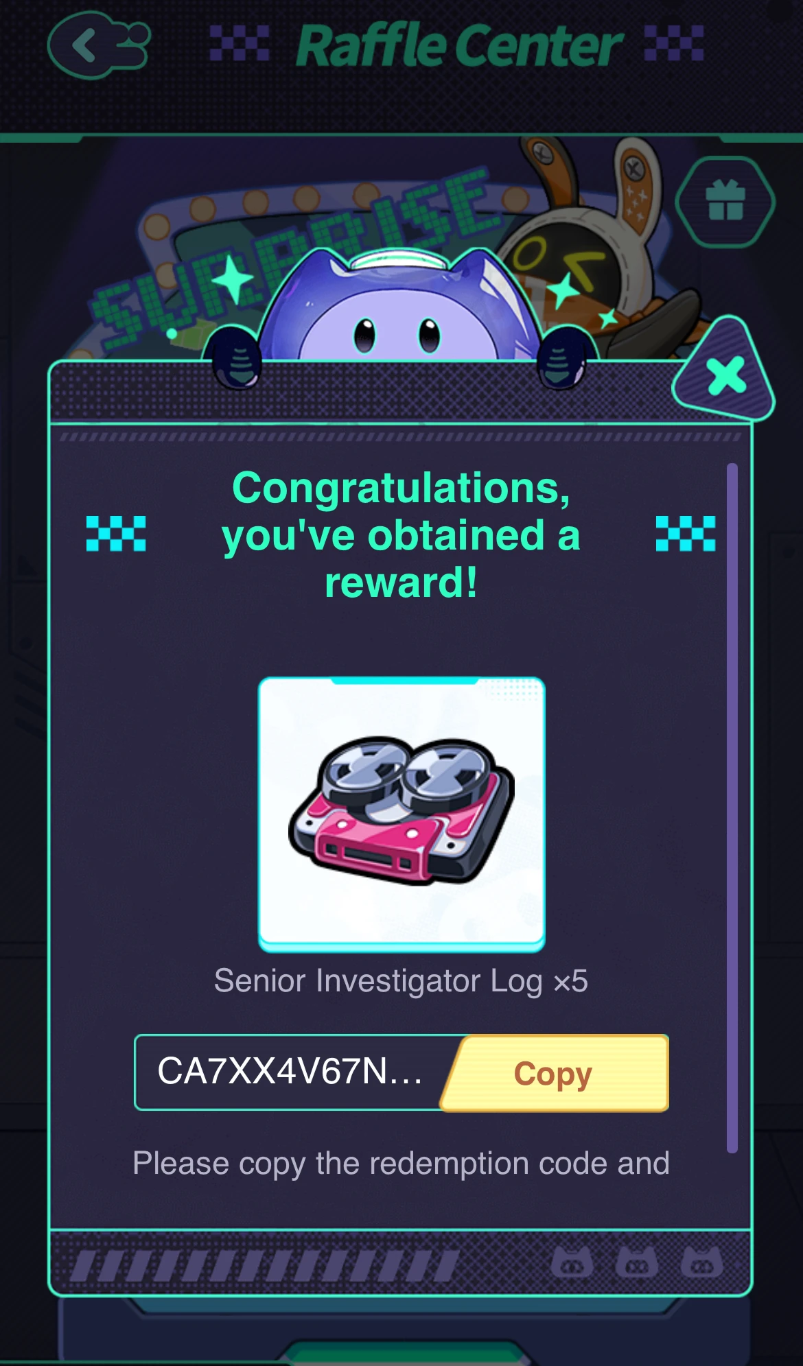 One time code :3 Zenless Zone Zero | HoYoLAB