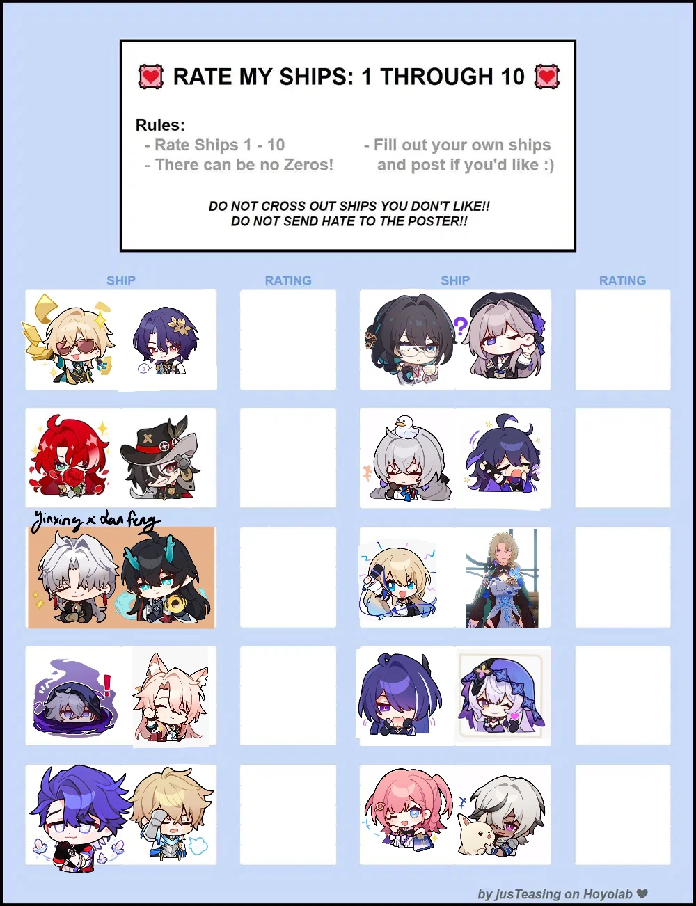 Rate my ships! Honkai: Star Rail | HoYoLAB