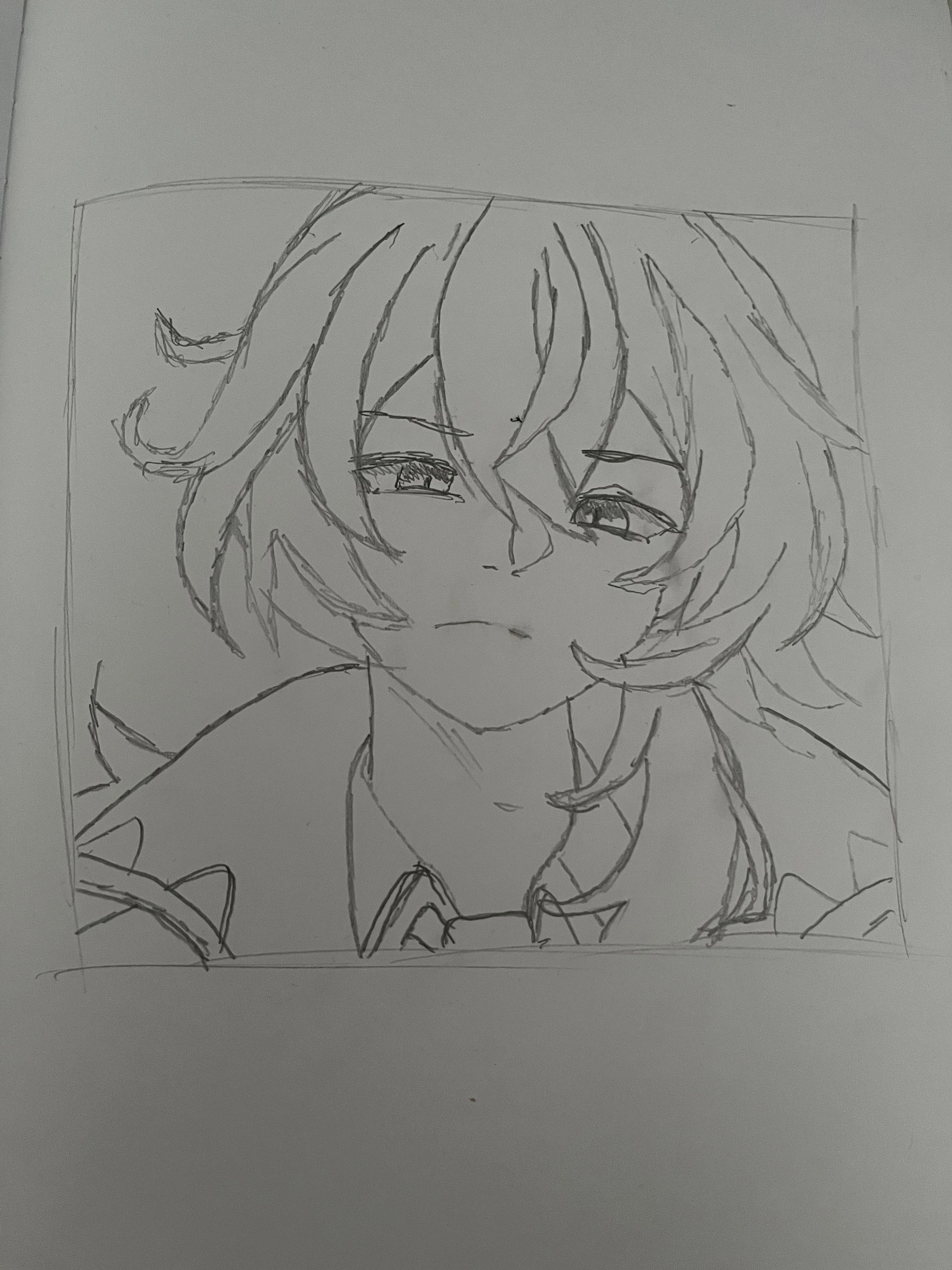 My Diluc drawing +reference Genshin Impact | HoYoLAB