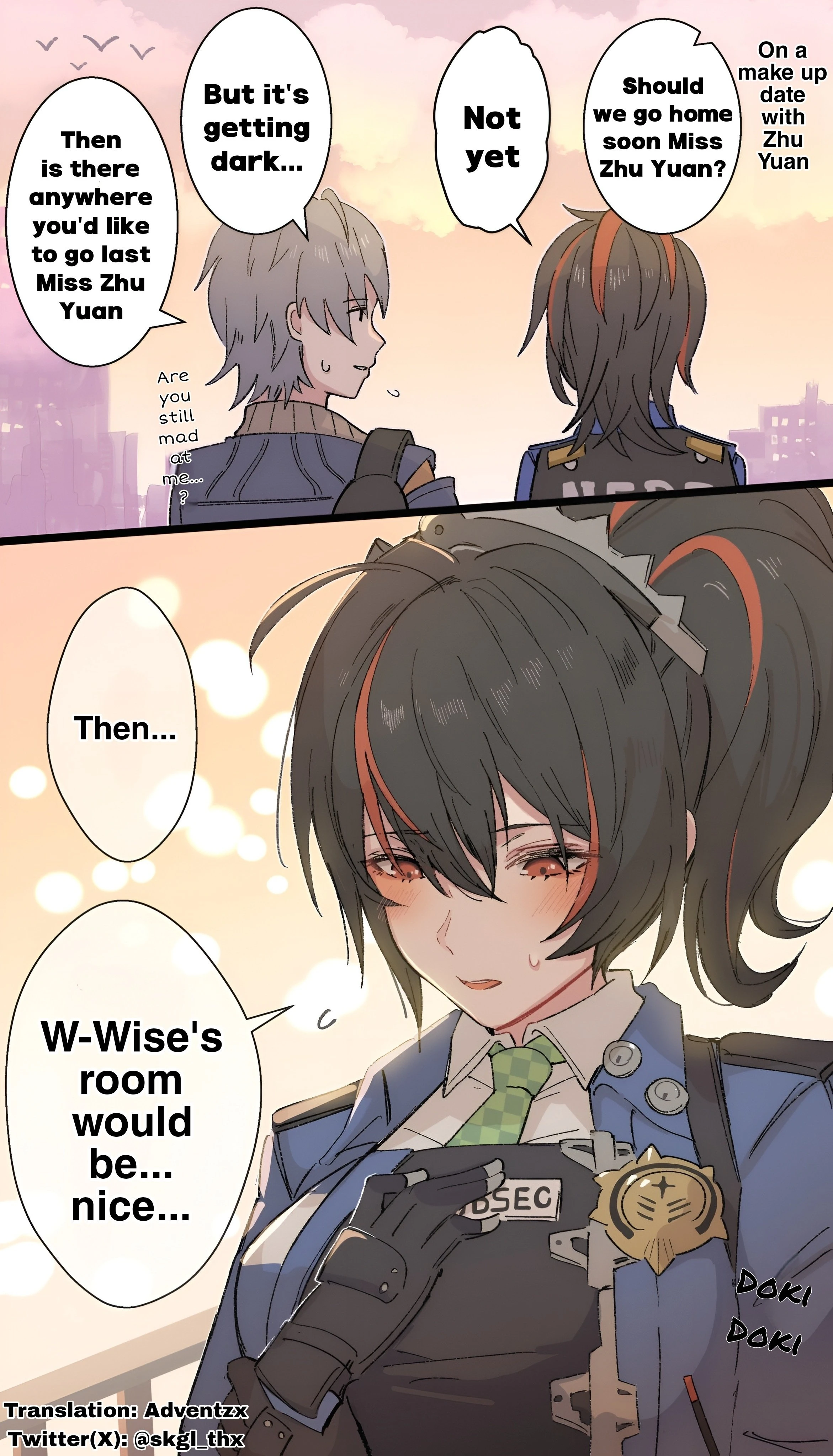 Wise X Zhu Yuan: A Make Up Date After the Bringer Incident Zenless Zone Zero | HoYoLAB