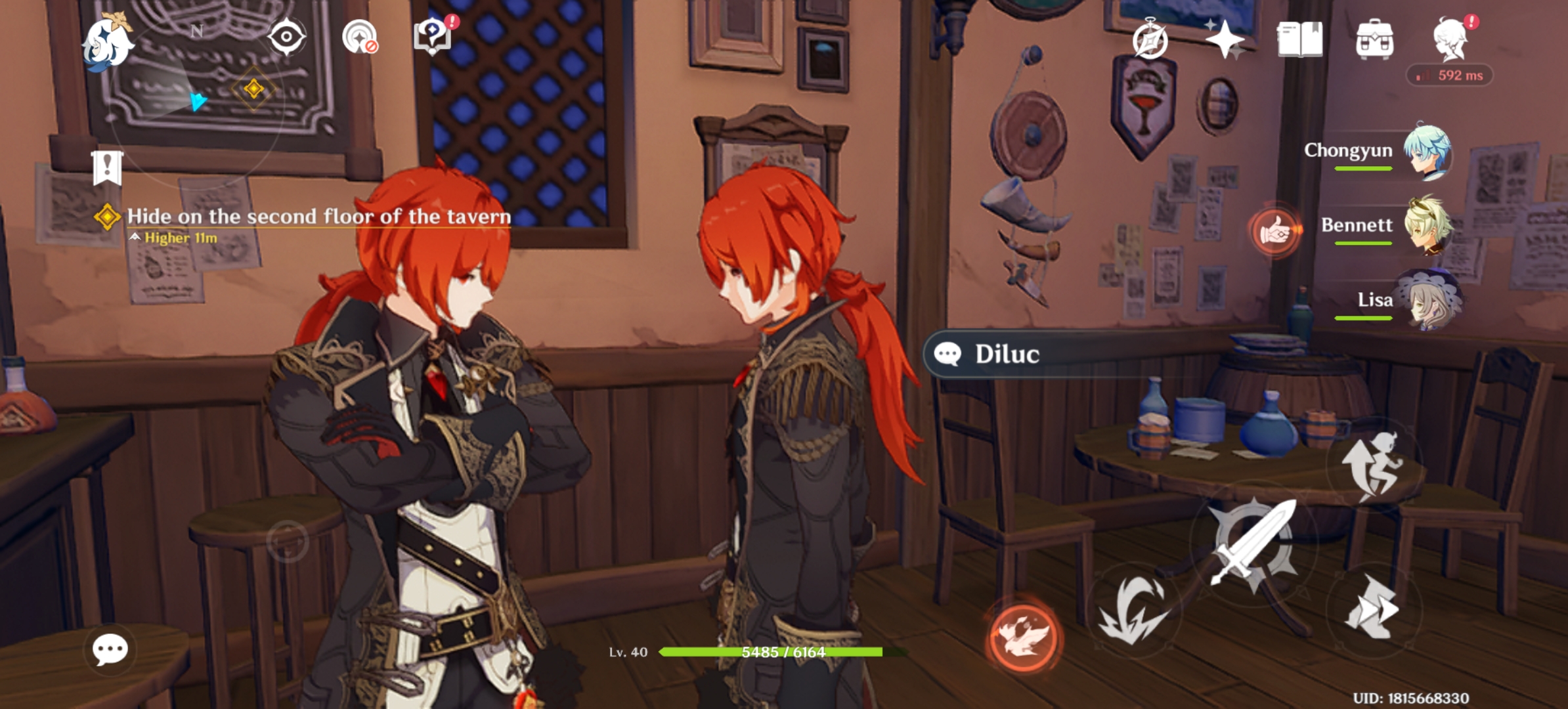 Dilucs left the matrix Genshin Impact | HoYoLAB