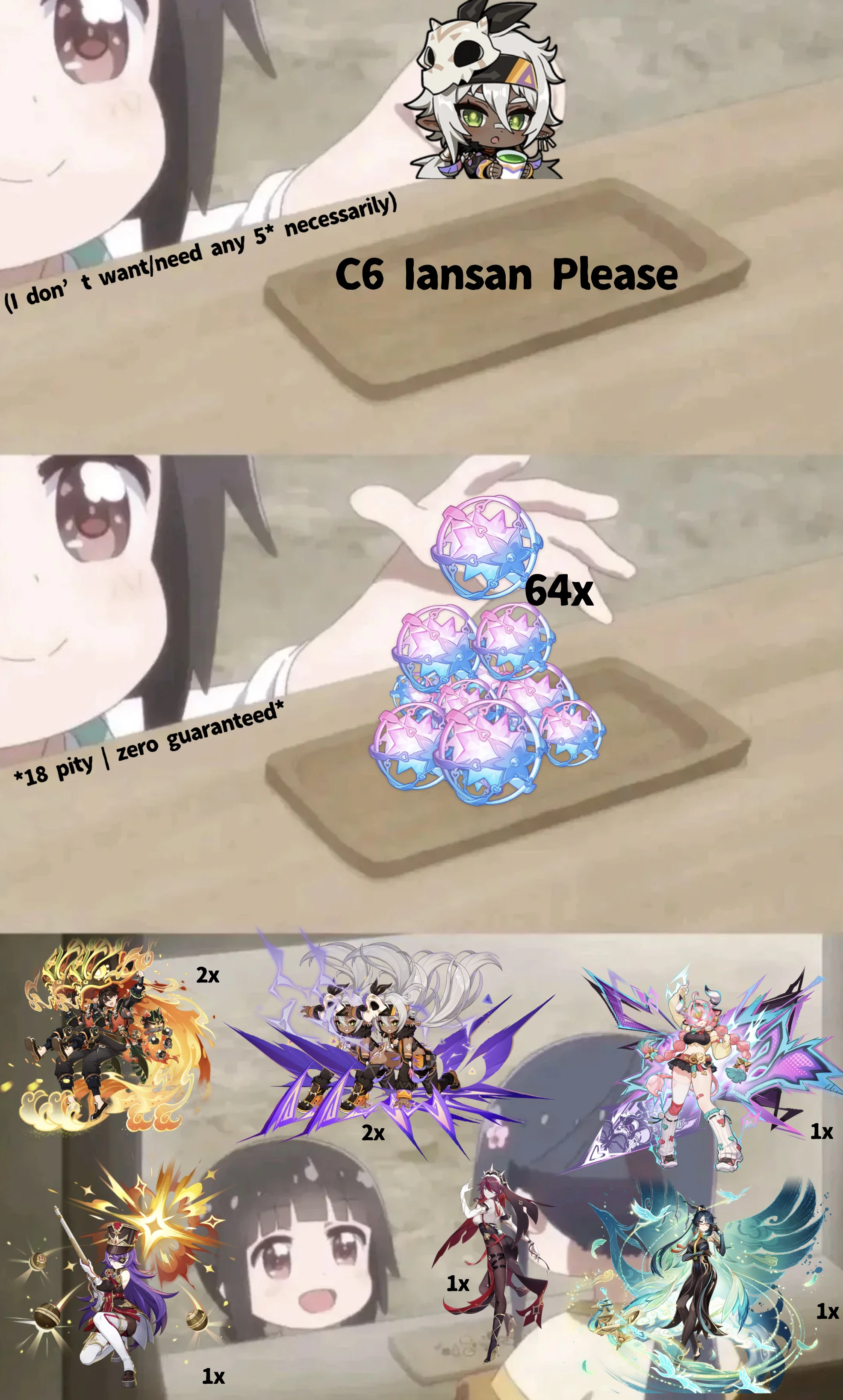 I just wanted Iansan😭 Genshin Impact | HoYoLAB