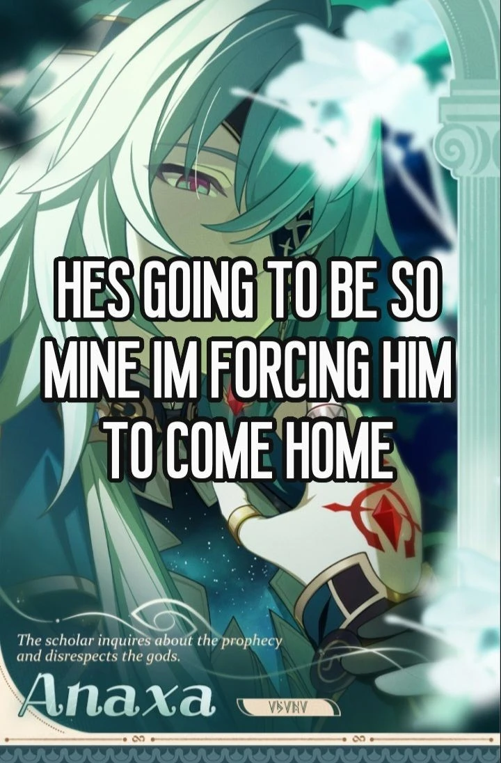 DAY 5 AND 6 OF POSTING ANAXA MEMES/ PICTURES UNTIL I GET HIM Honkai ...