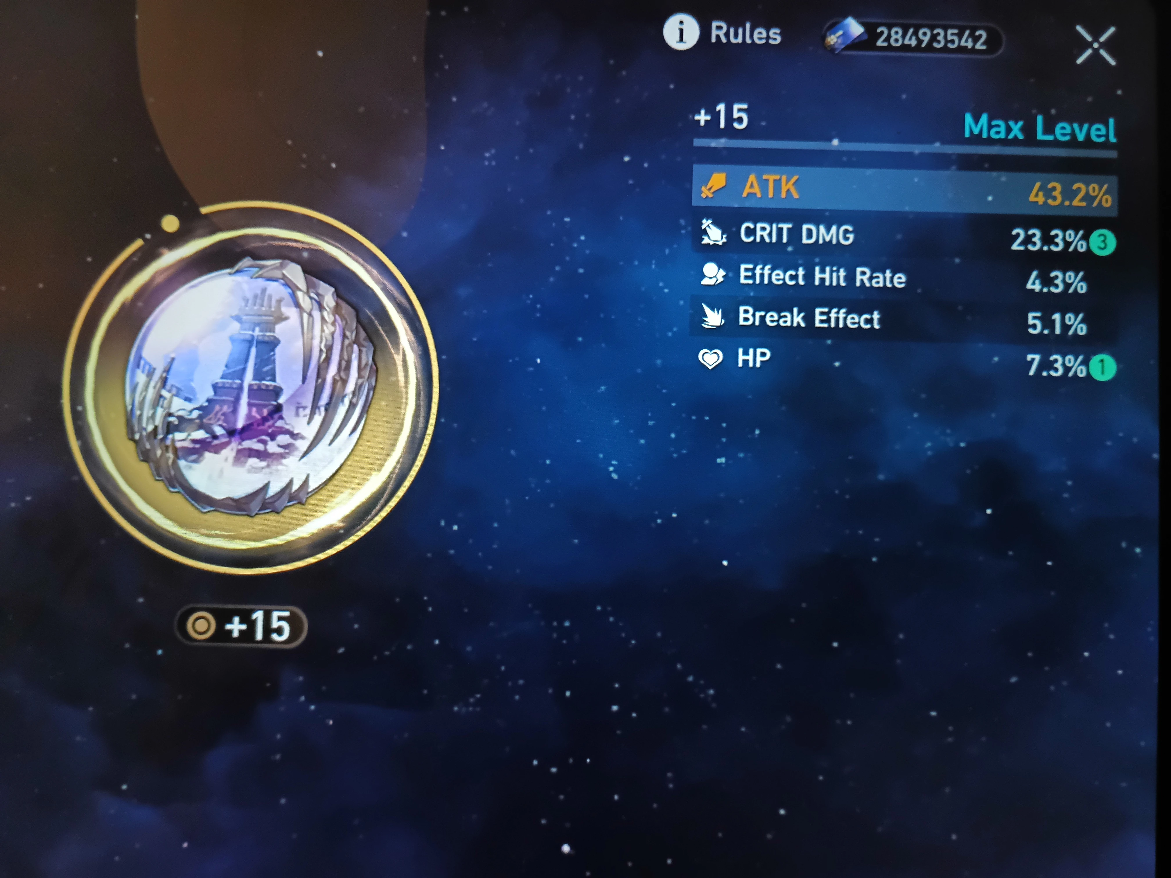 Is this piece even worth it? it's Crit DMG and HP except for the rest ...