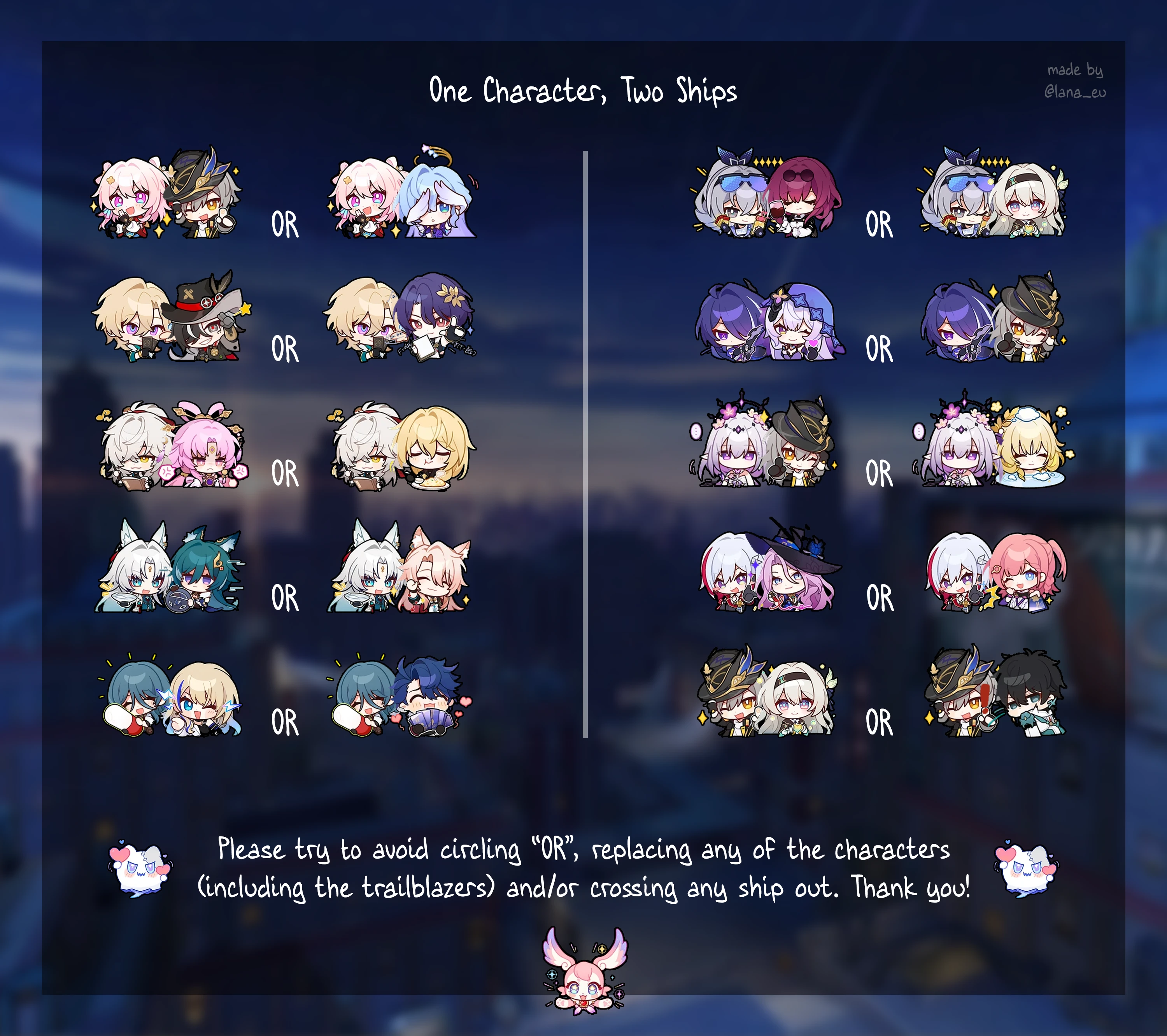 One character, Two ships - HSR edition (made by yours truly) Honkai: Star Rail | HoYoLAB
