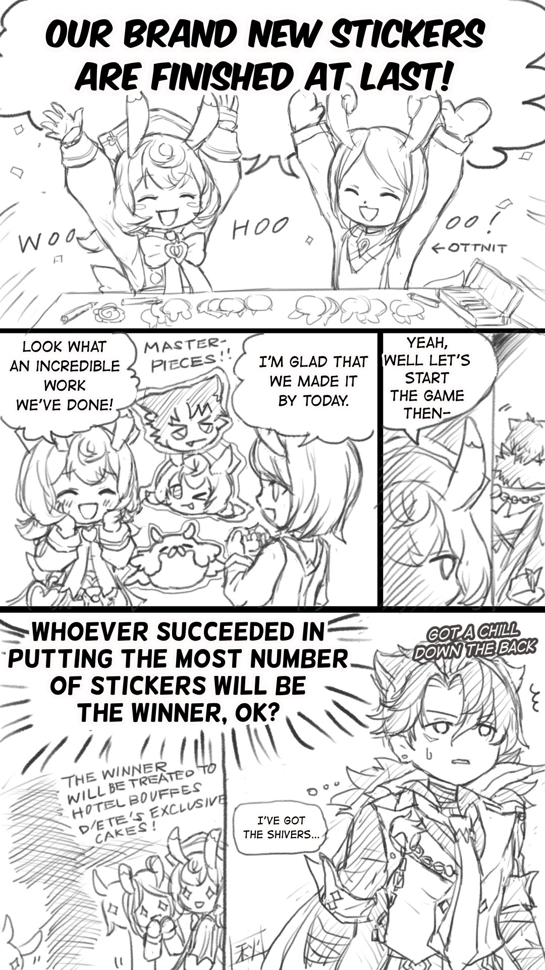 [ EN ] Sigewinne Made New Stickers! Genshin Impact | HoYoLAB