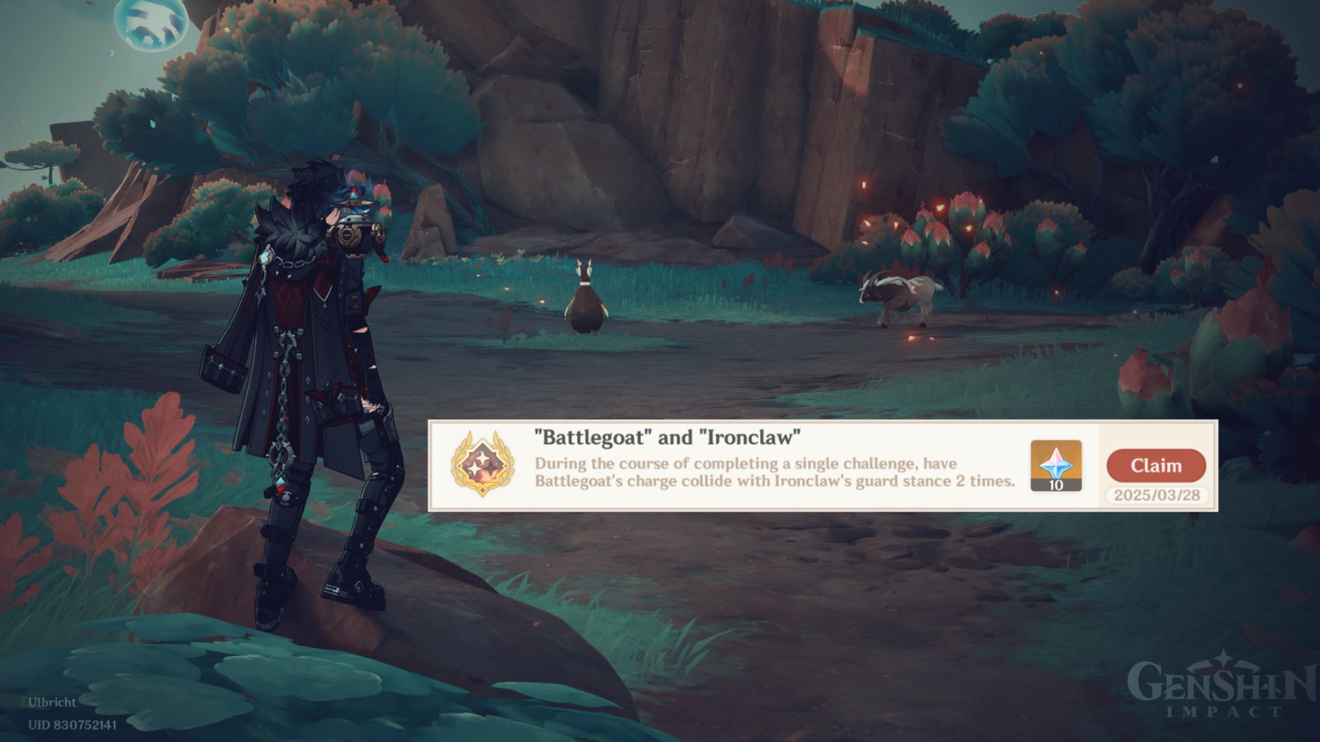 "Battlegoat" and "Ironclaw" Achievement 2 Genshin Impact | HoYoLAB