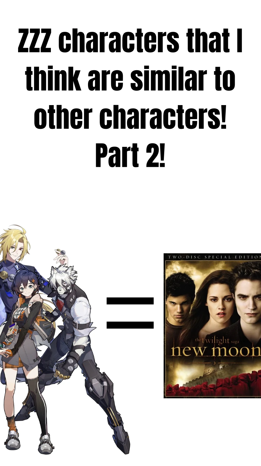 ZZZ Characters I Think Are Similar to Other Characters! Part 2! Zenless ...