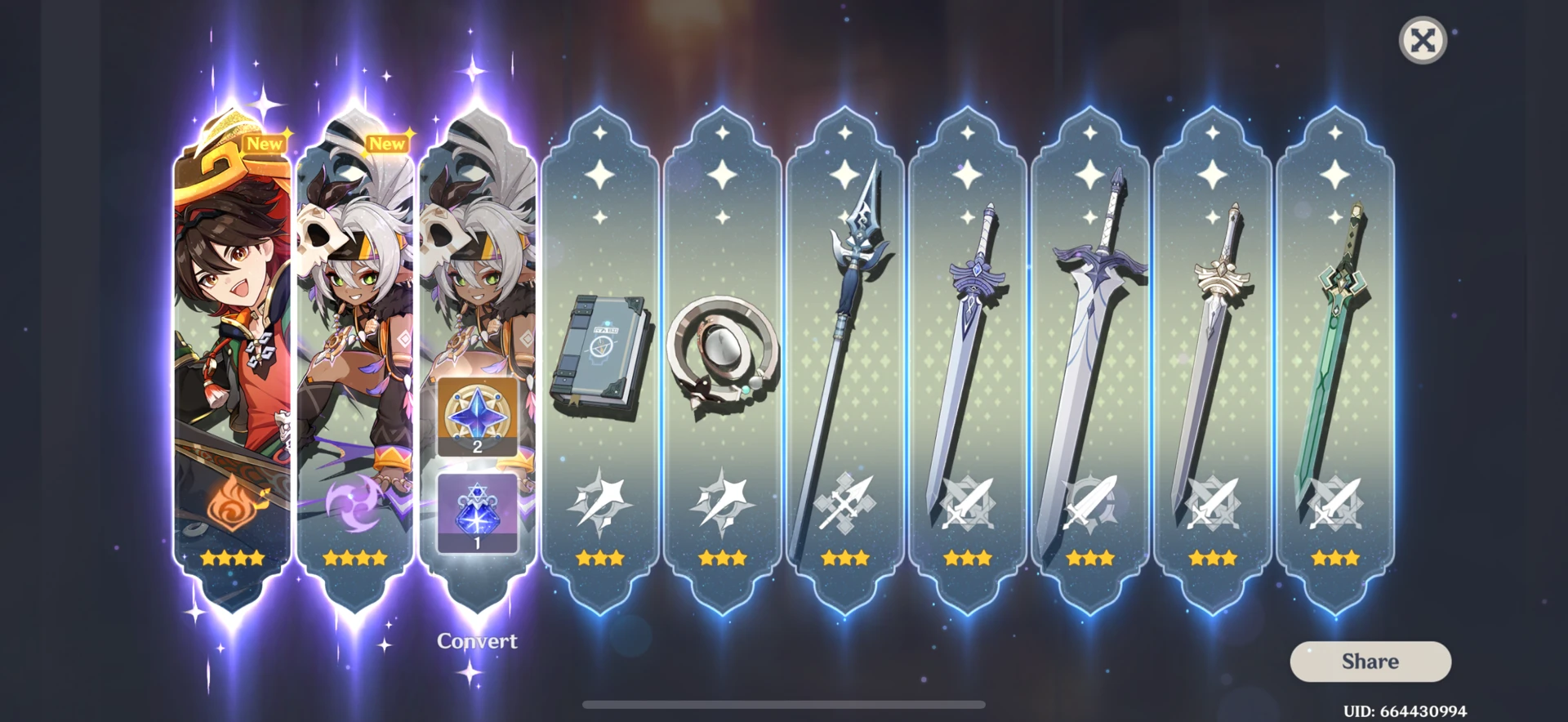 Random 10 pull on Xianyun’s banner Genshin Impact | HoYoLAB