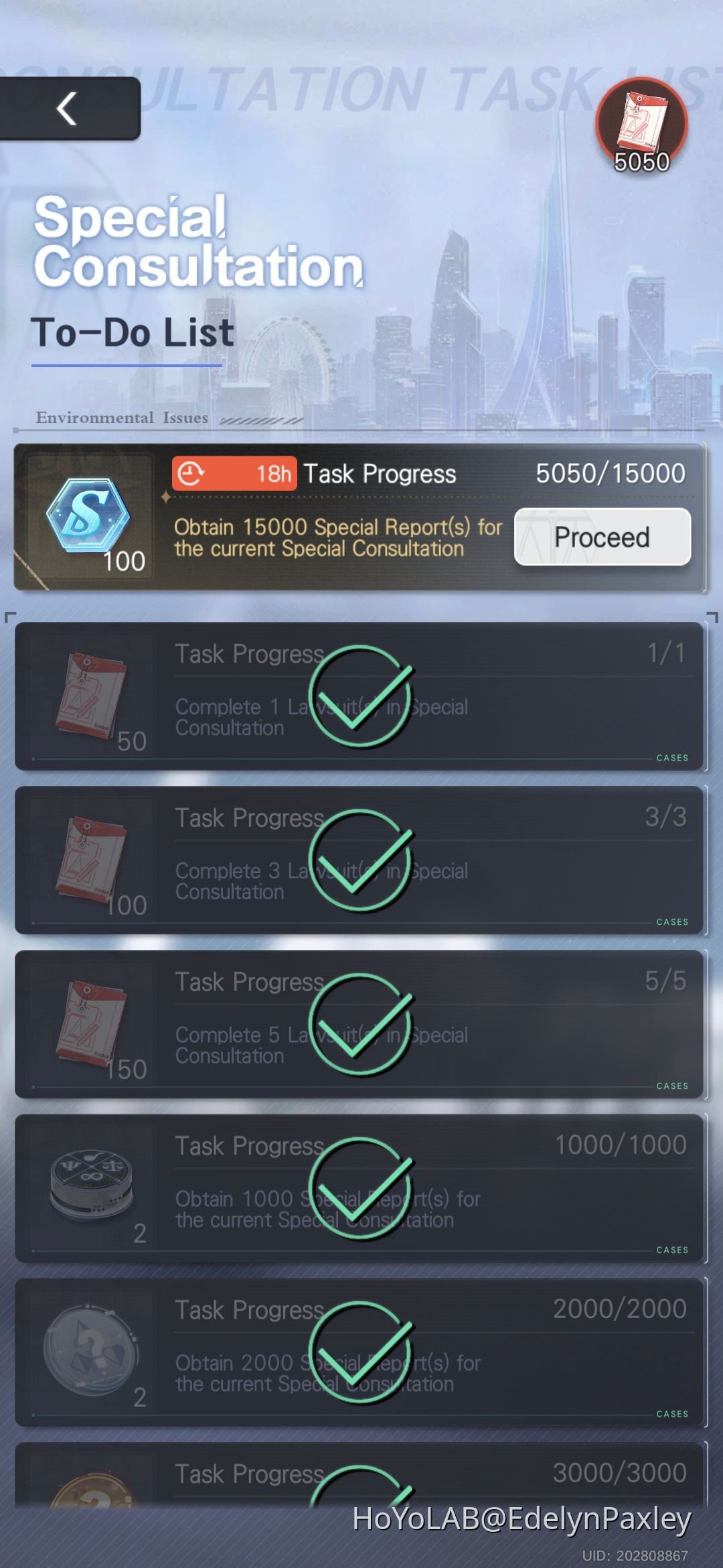 Special Consultation Update Tears of Themis | HoYoLAB