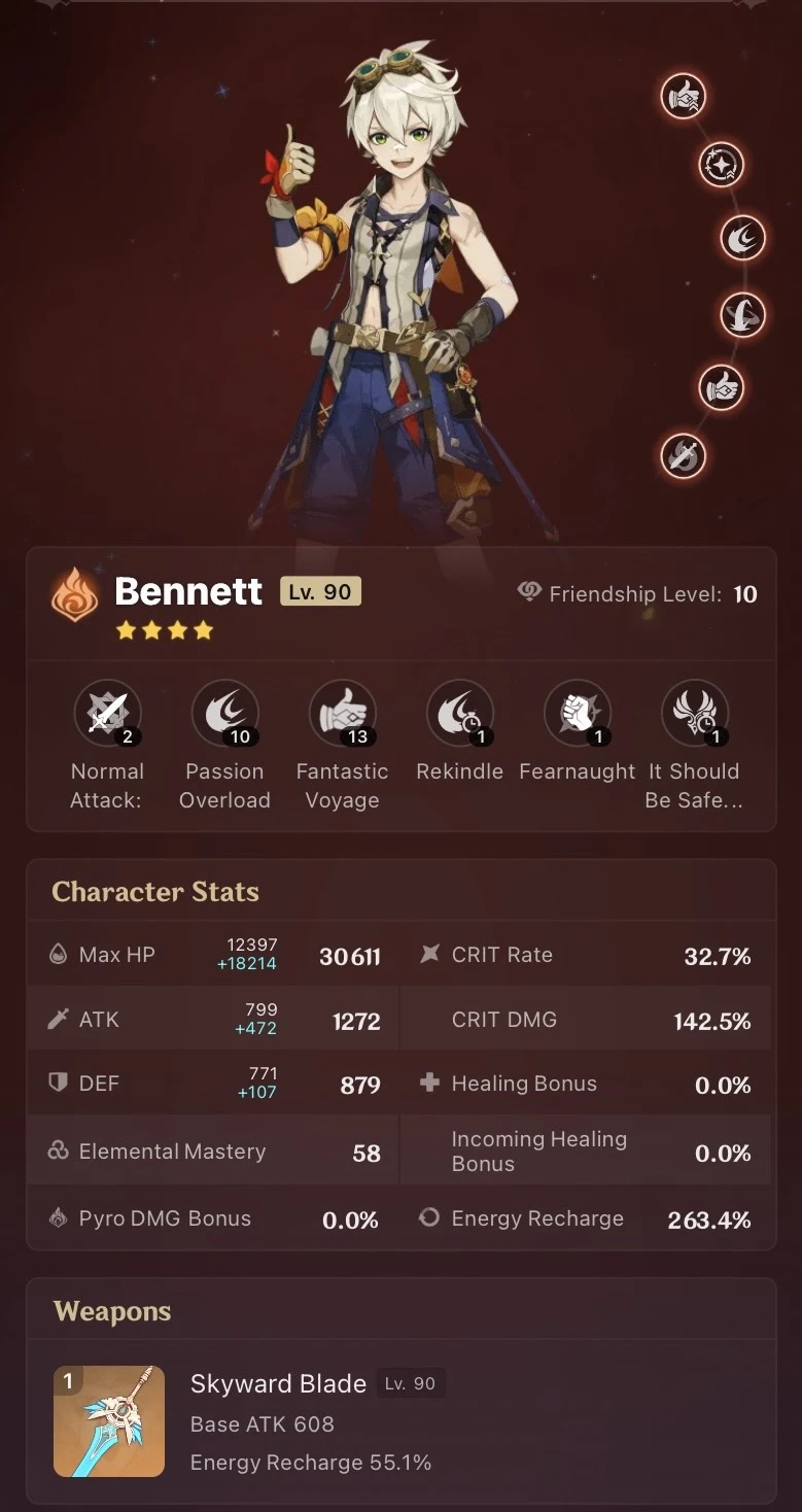Updated Bennett build, or my old build? Genshin Impact | HoYoLAB