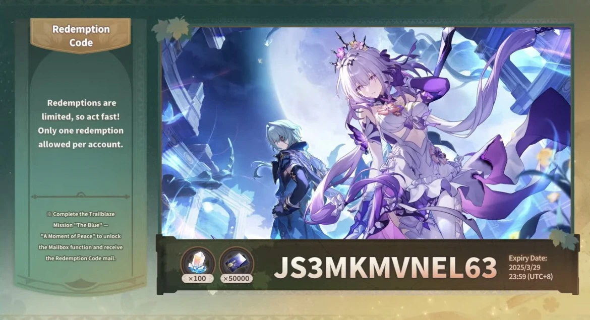 3.2 livestream codes stuff if u didn’t watch Honkai: Star Rail | HoYoLAB