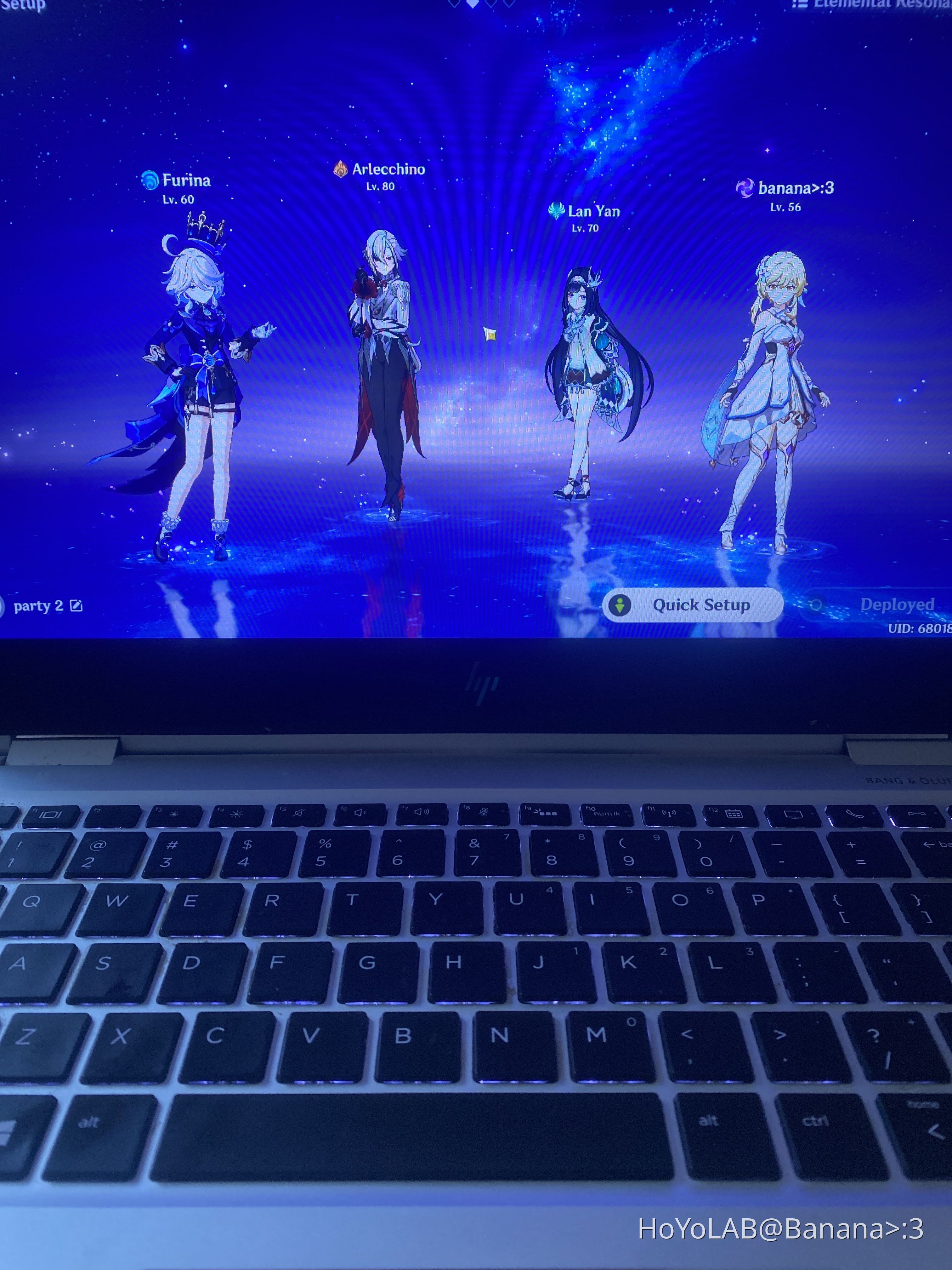 is my team good?? (This is a old ss btw! - furina is now lvl 80, and ...
