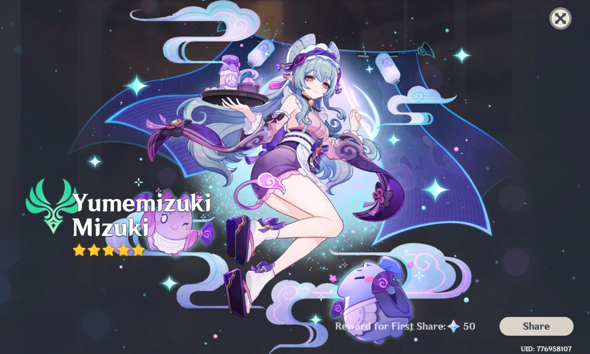 mizuki on standard 1 pull Genshin Impact | HoYoLAB