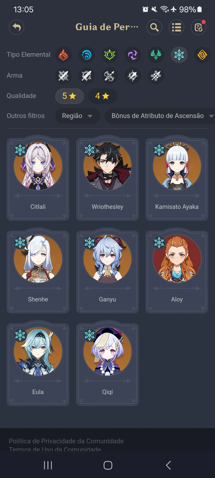 cade os viajentes tipo crio? Genshin Impact | HoYoLAB