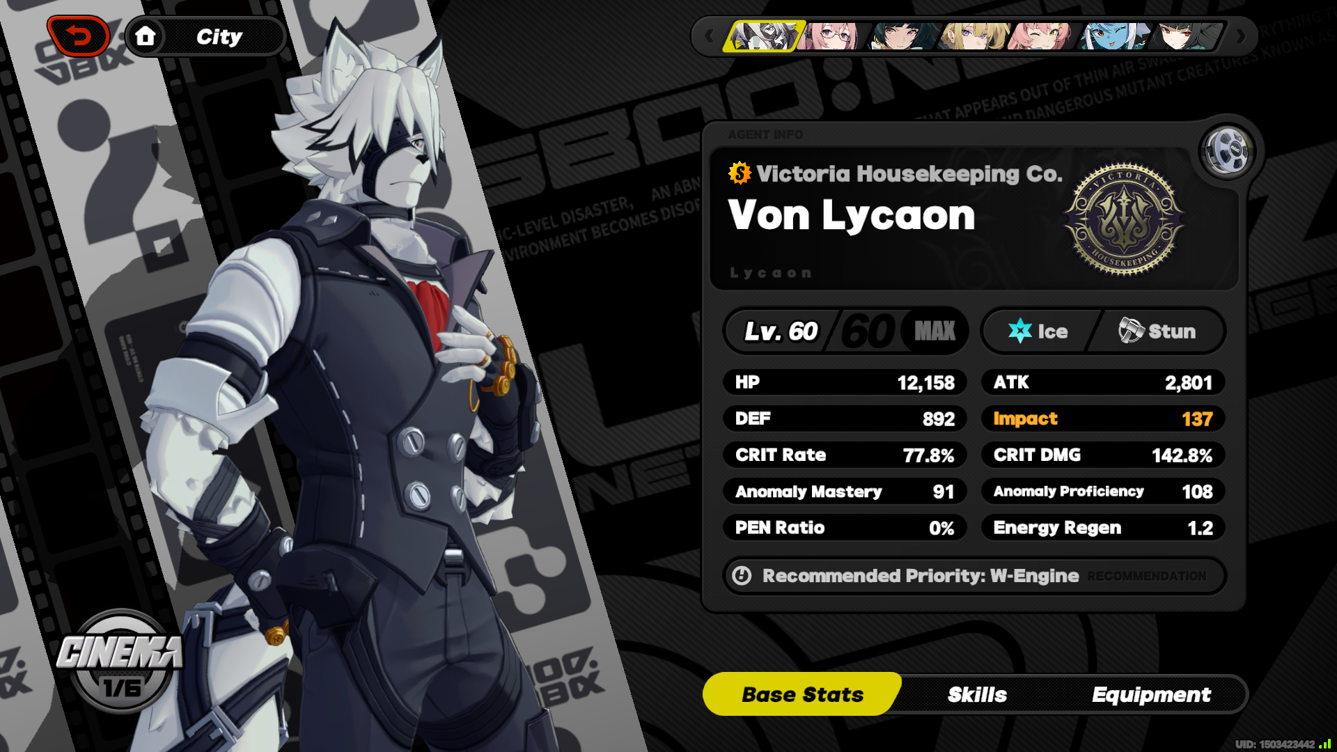 Rate the builds of my mains! (Lycaon is a main DPS build) Zenless Zone ...