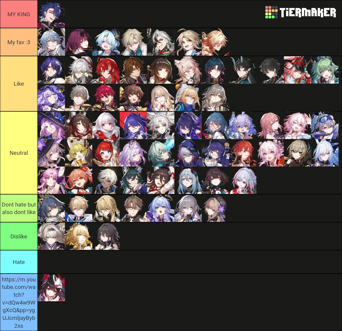 Ranking hsr characters :3 Honkai: Star Rail | HoYoLAB