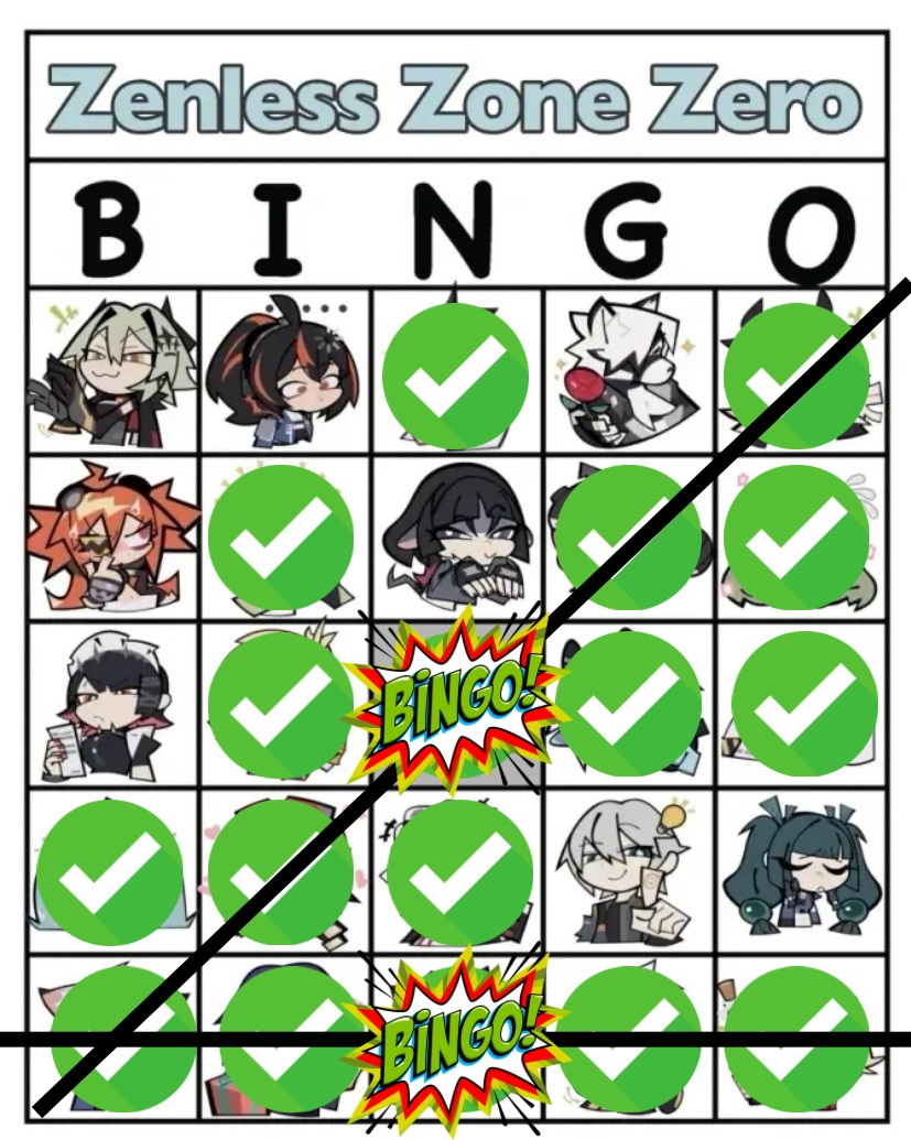 ZZZ Bingo Zenless Zone Zero | HoYoLAB