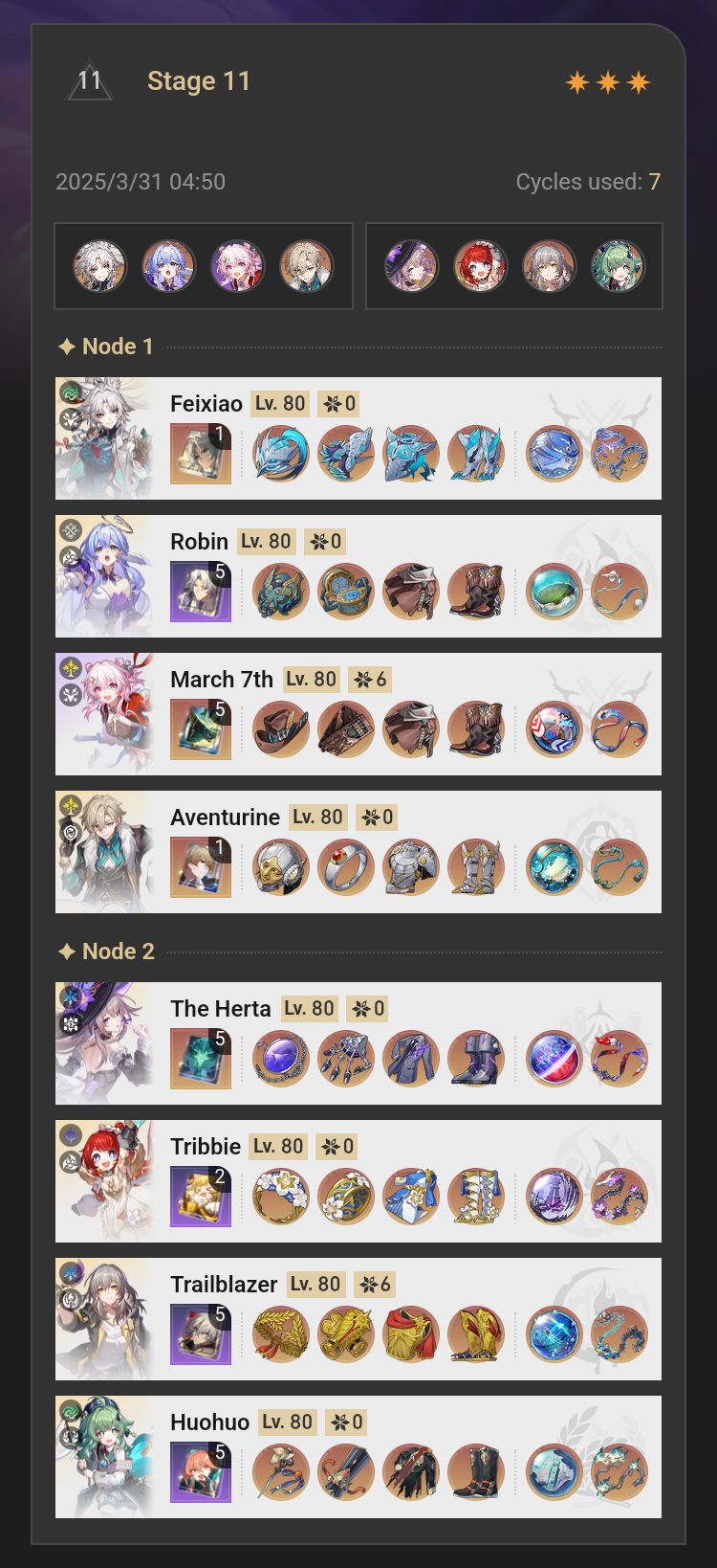 Fexiao and The Herta teams Honkai: Star Rail | HoYoLAB