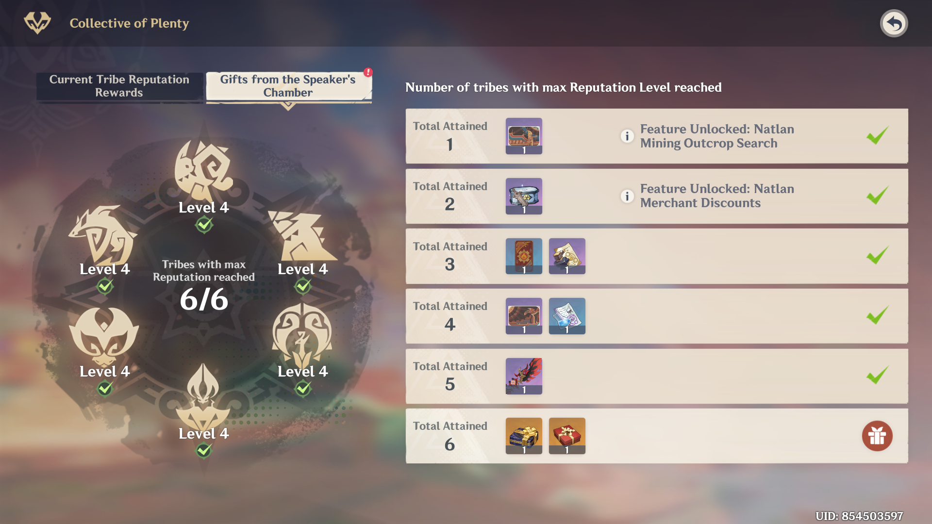 Natlan Max Reputation Rewards. Genshin Impact | HoYoLAB