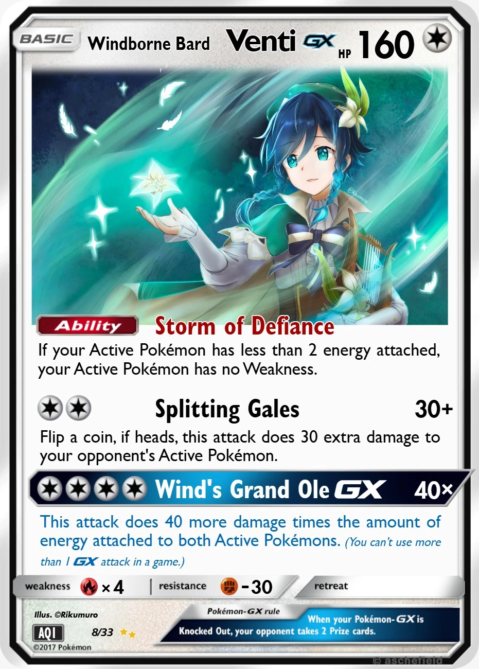 Genshin Impact X Pokémon TCG - Archon Quest 1 (Part 4): Windborne Bard ...