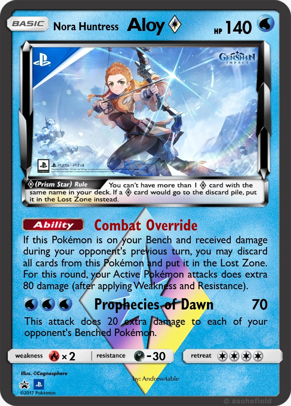 Genshin Impact X Pokémon TCG - Promo (April Fool's Special): Nora ...