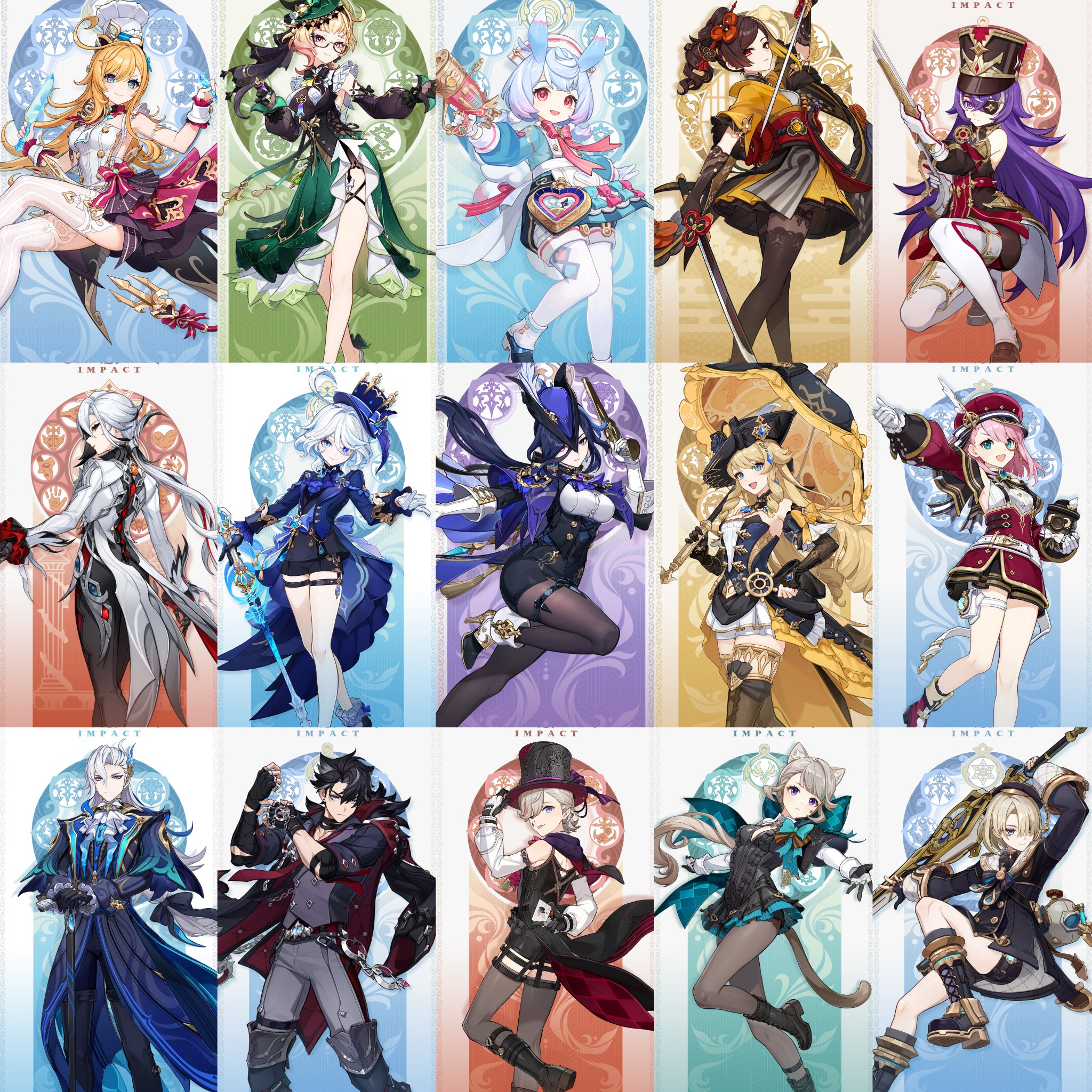 Fontaine Cast 💙 Genshin Impact | HoYoLAB