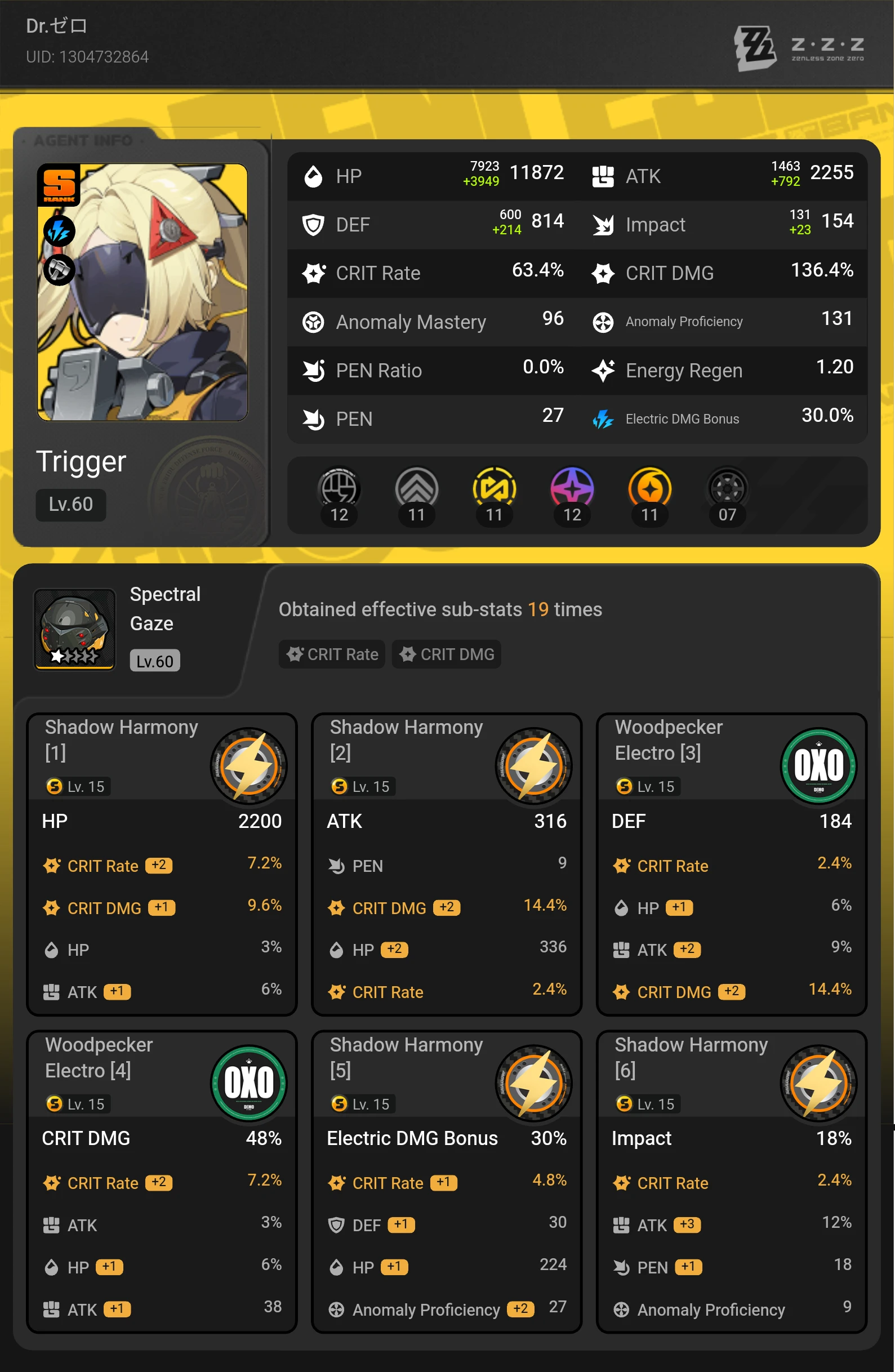 3-minute Trigger Progress (Pre-Farmed) Zenless Zone Zero | HoYoLAB