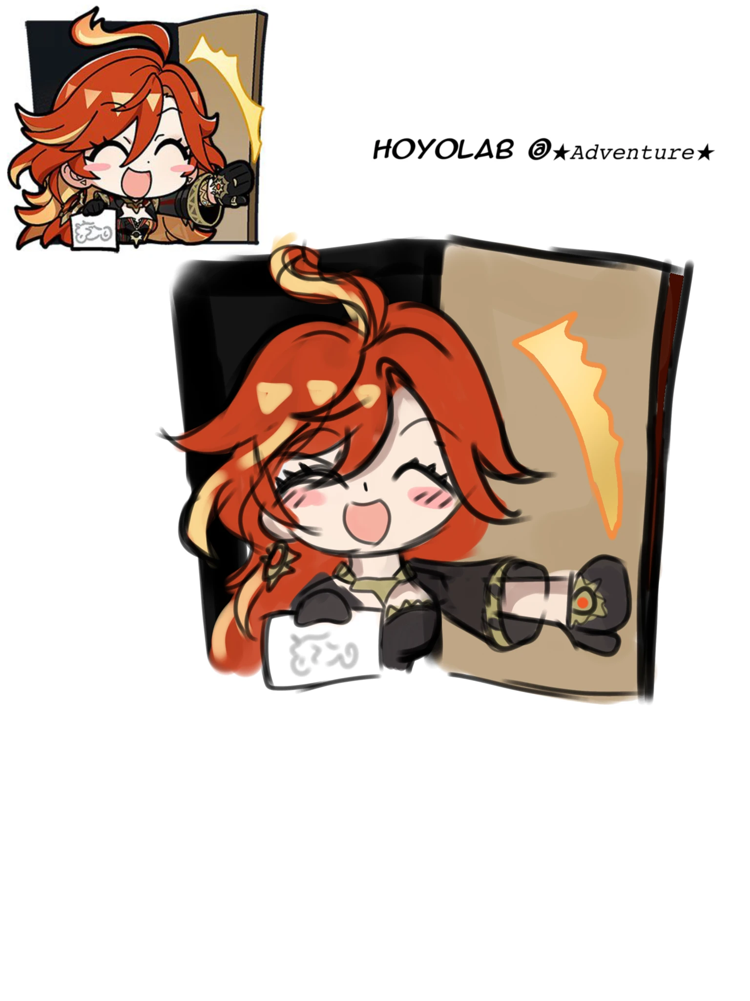 ★𝙶𝚎𝚗𝚜𝚑𝚒𝚗 𝙸𝚖𝚙𝚊𝚌𝚝 Mavuika and Xilonen stickers in my style Genshin Impact ...