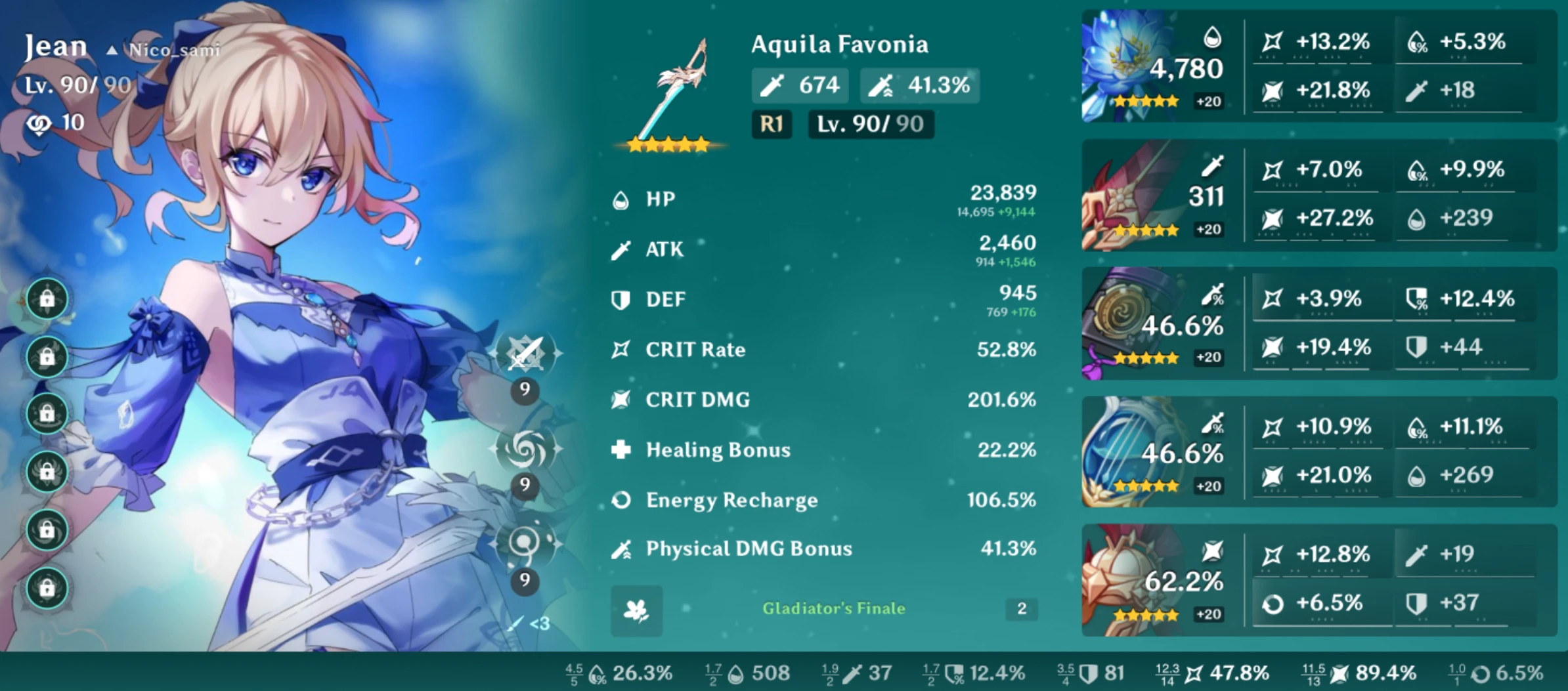 Rate My Physical Jean Build! 🩵💙💛 Genshin Impact | HoYoLAB