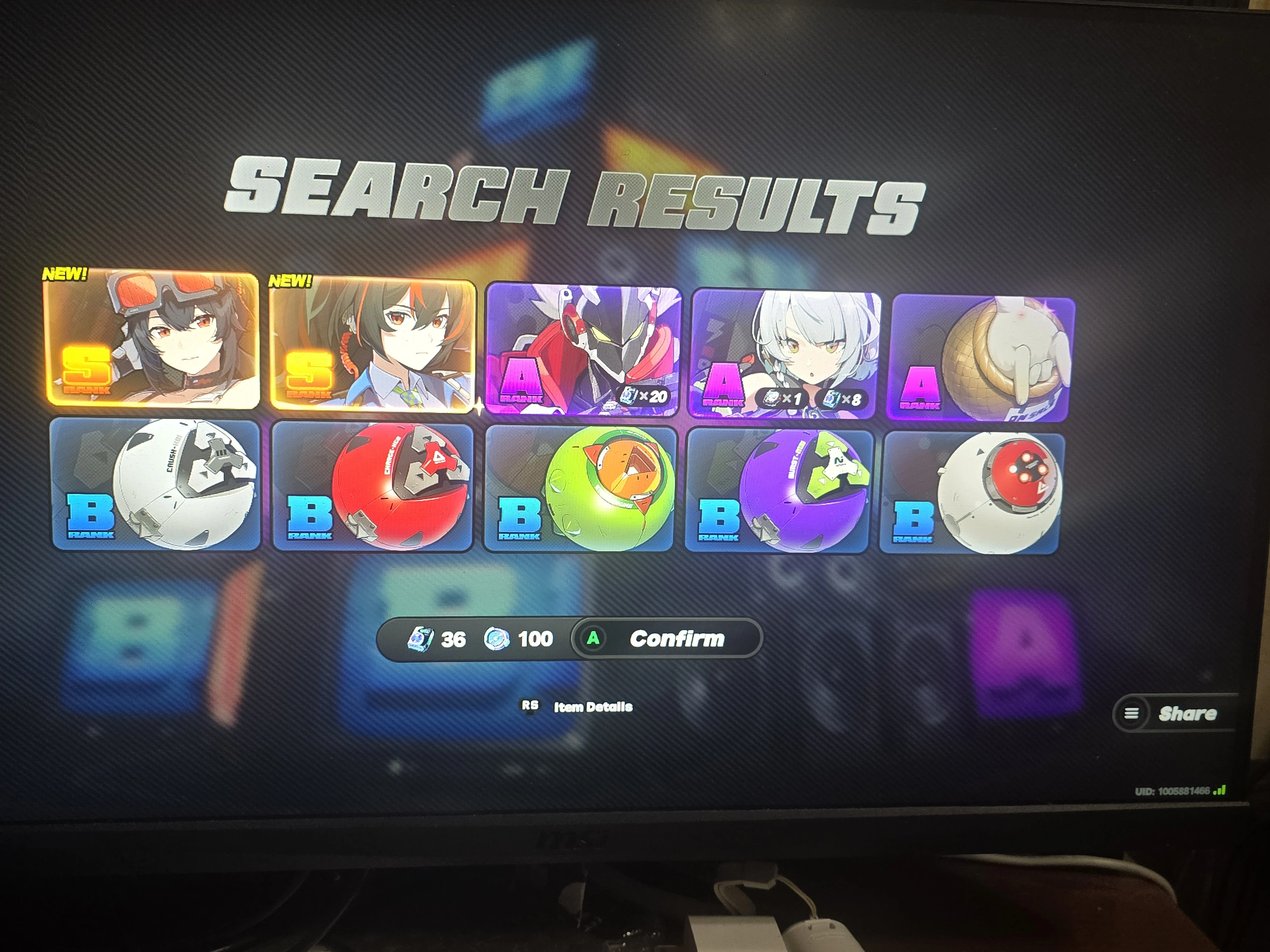 Lucky S-Rank Roll Zenless Zone Zero | HoYoLAB