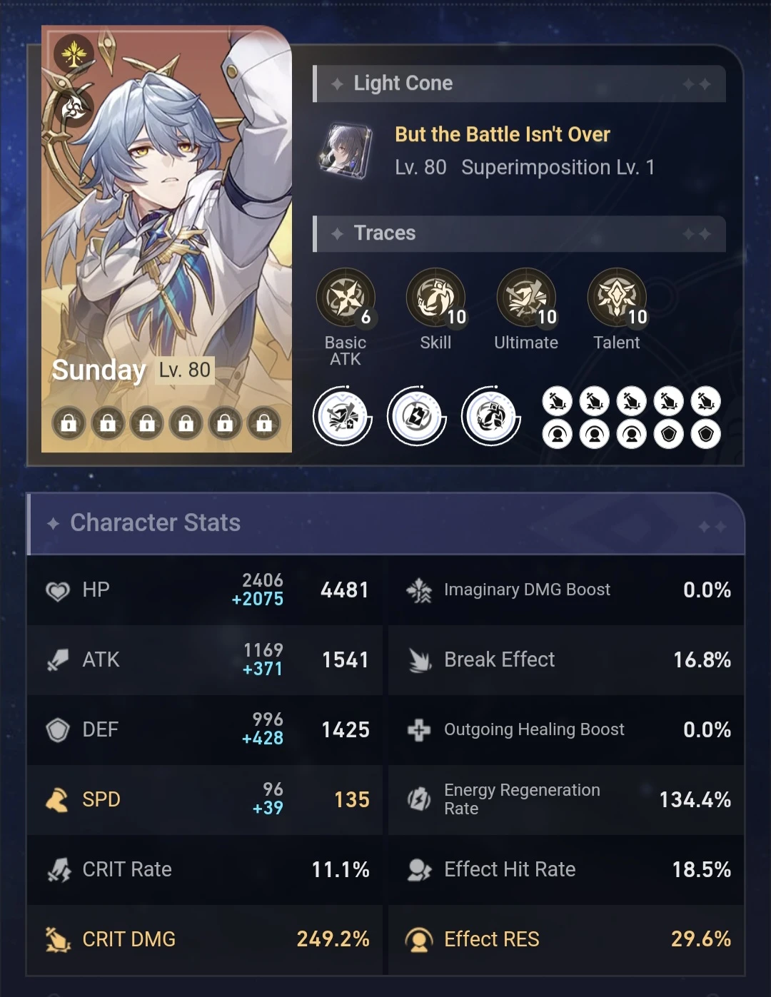 My current Sunday Build Honkai: Star Rail | HoYoLAB