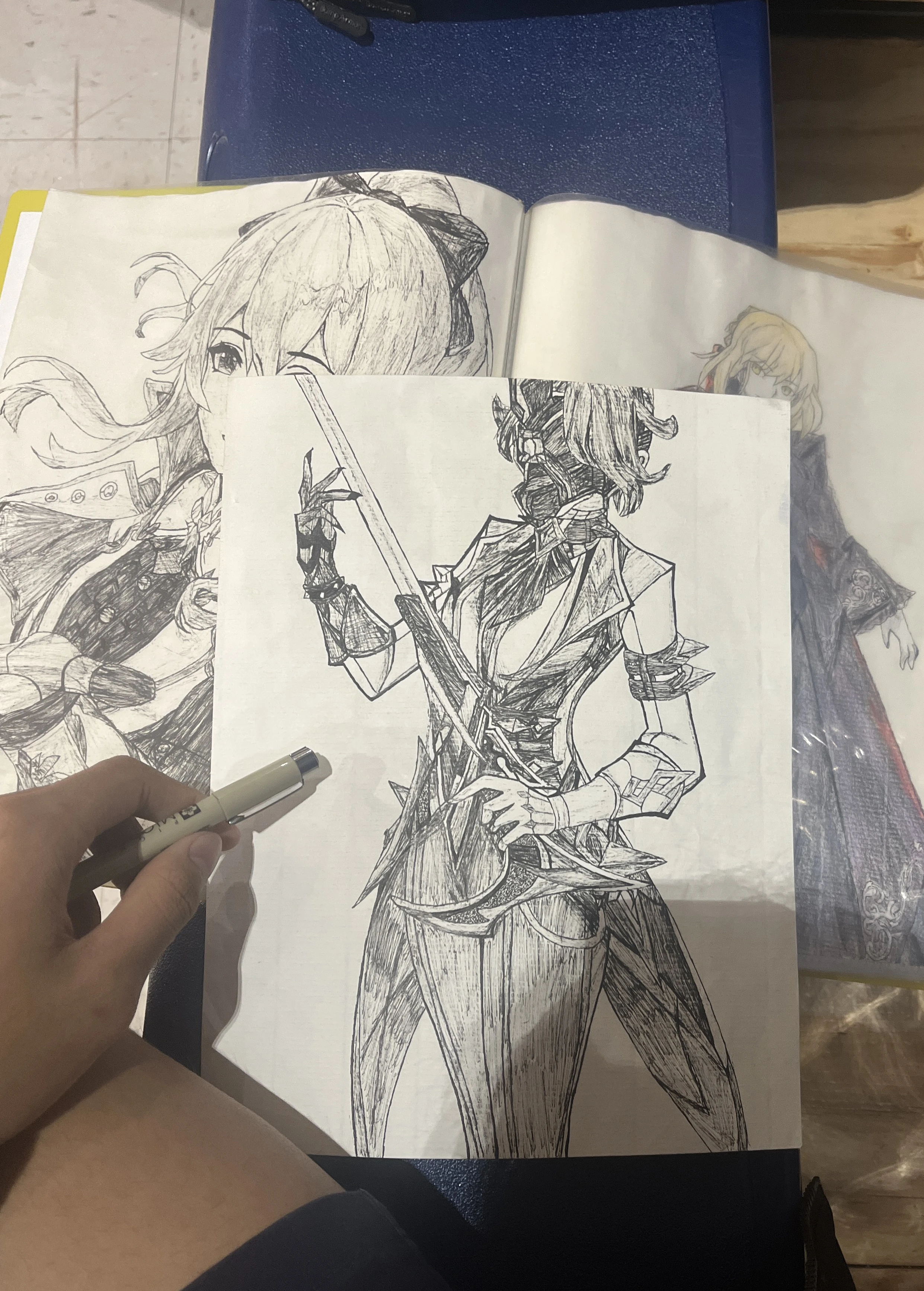 Fatui Frost Operative Drawing (Finished) Genshin Impact | HoYoLAB