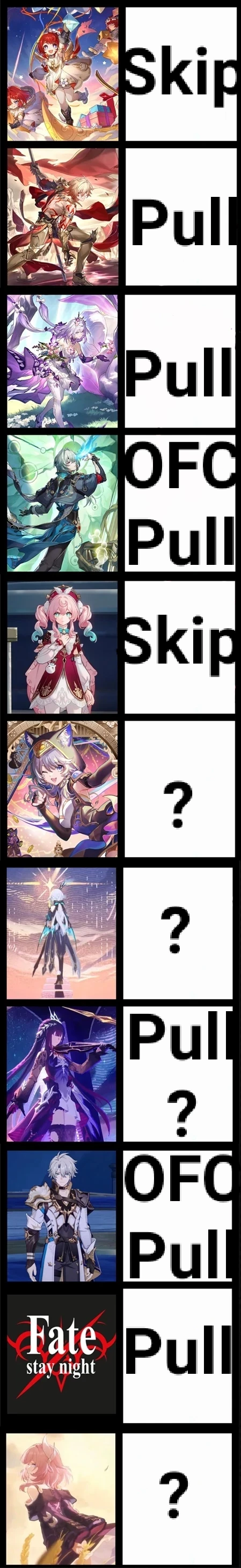 HSR Pulling Plans Honkai: Star Rail | HoYoLAB