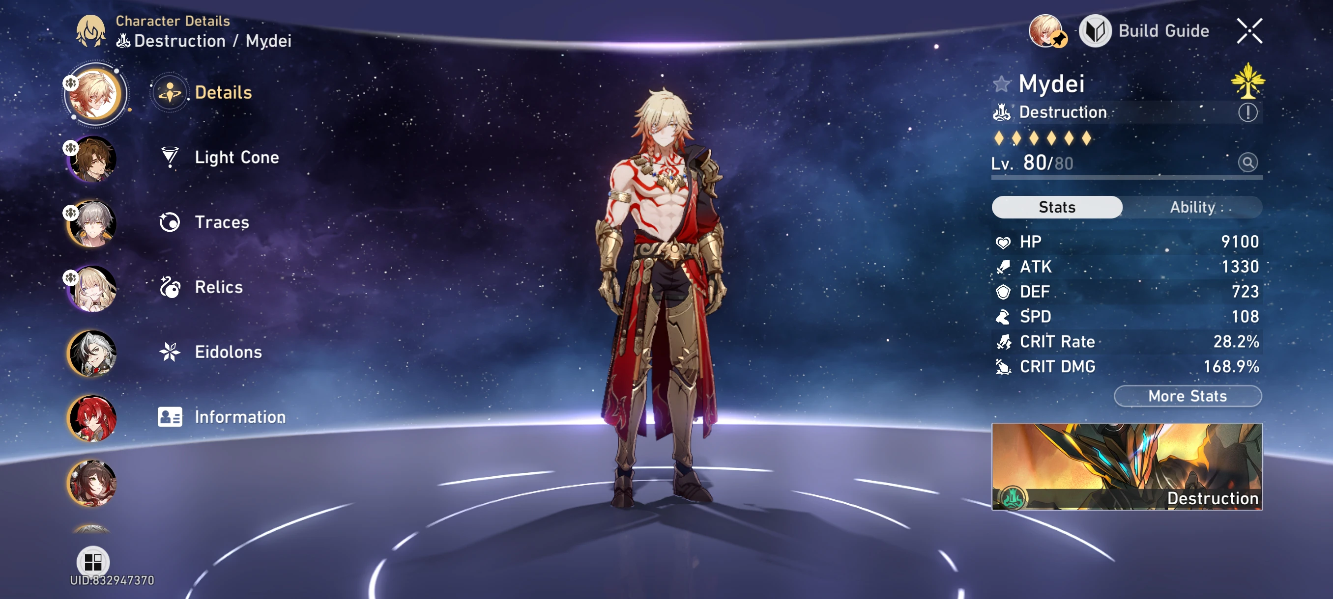 Please help rate my Mydei? Honkai: Star Rail | HoYoLAB