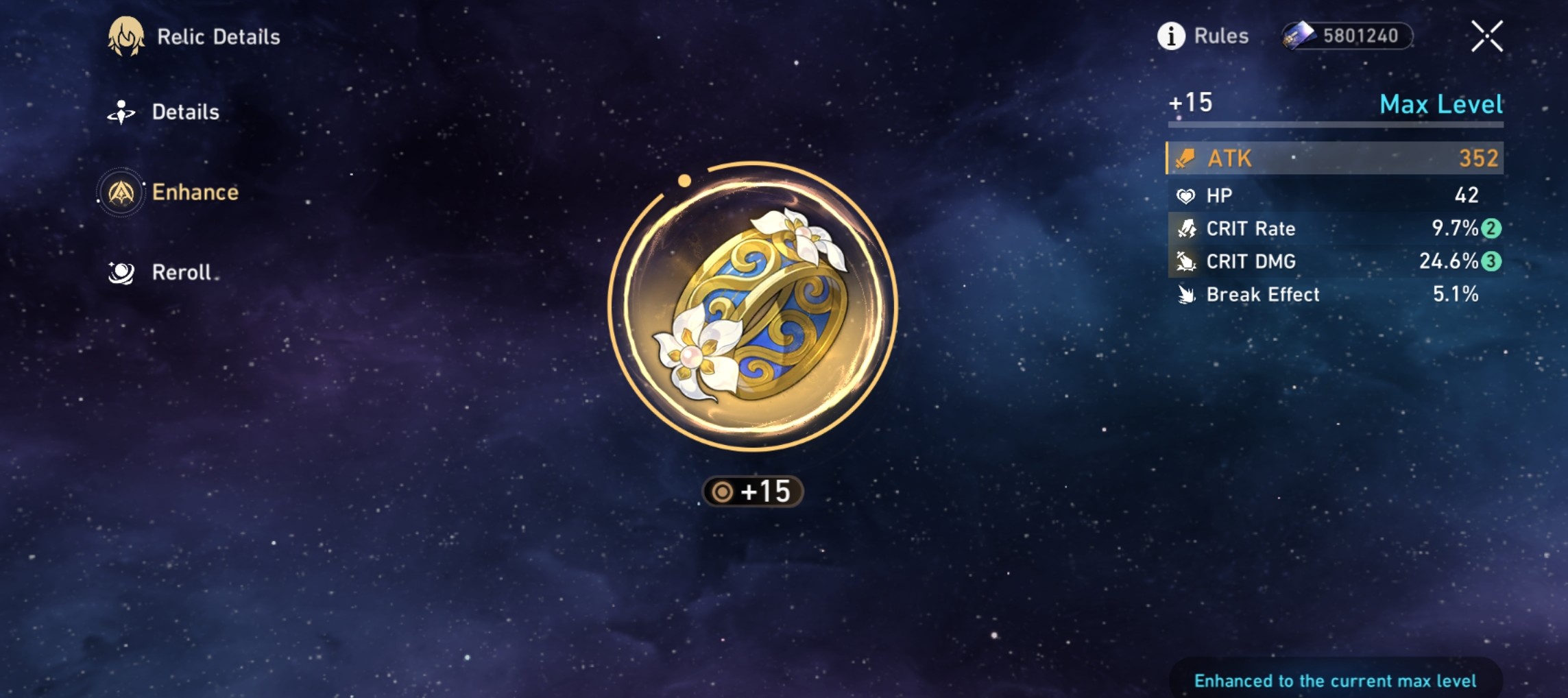 First ever 5 rolls into crit value Honkai: Star Rail | HoYoLAB