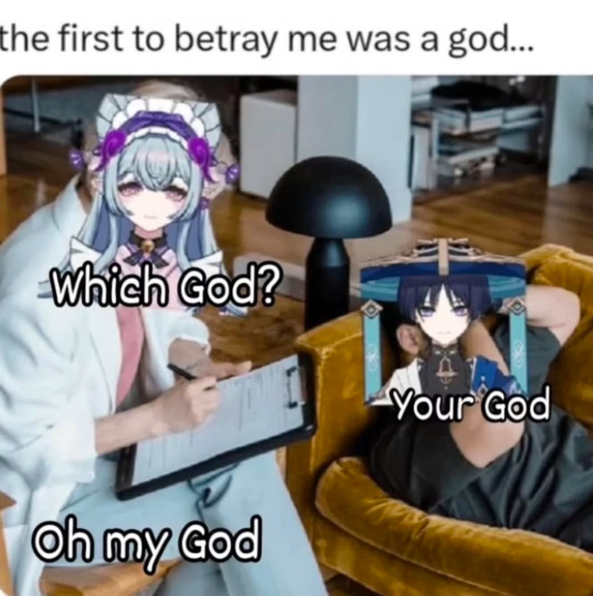 I feel sorry for Yumemizuki Mizuki ( by @FuzenHua ) Genshin Impact ...