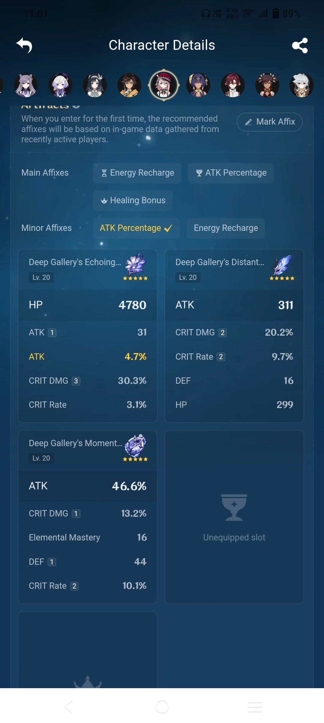 day 7 farming for skirk's artifact and I got some of the pieces for ...