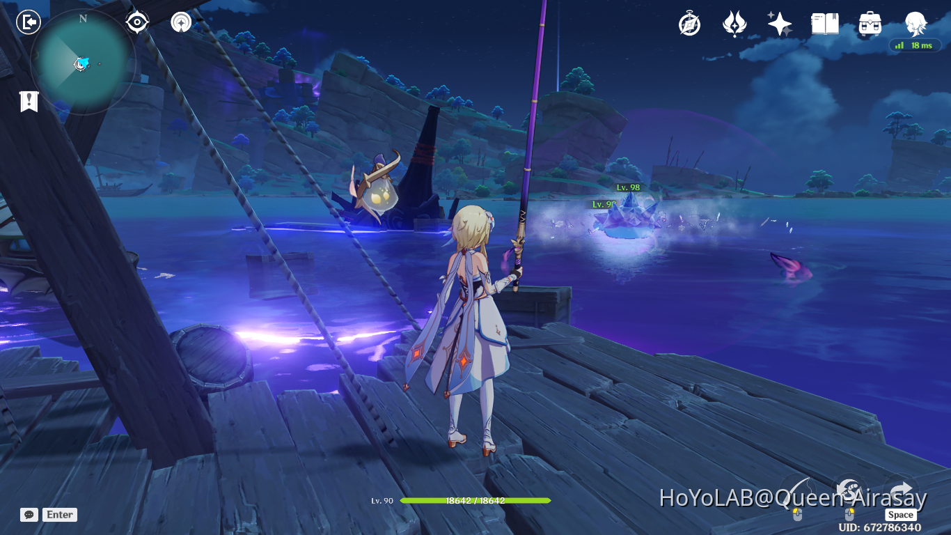 im confused, why when im fishing the large cryo slime is radiating a ...
