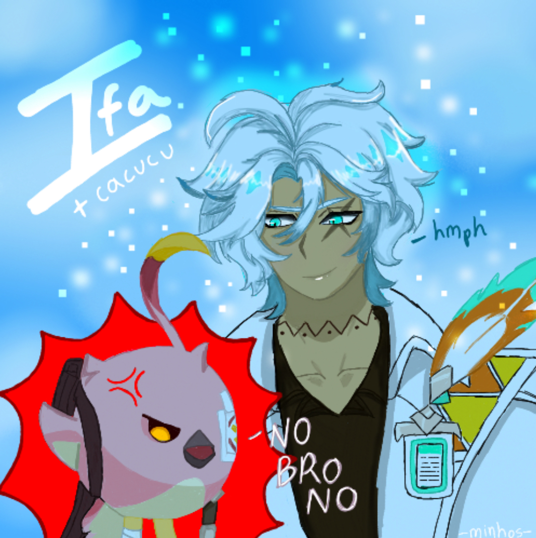 Ifa Fan Art ☁️🩵💚☁️ Genshin Impact | HoYoLAB