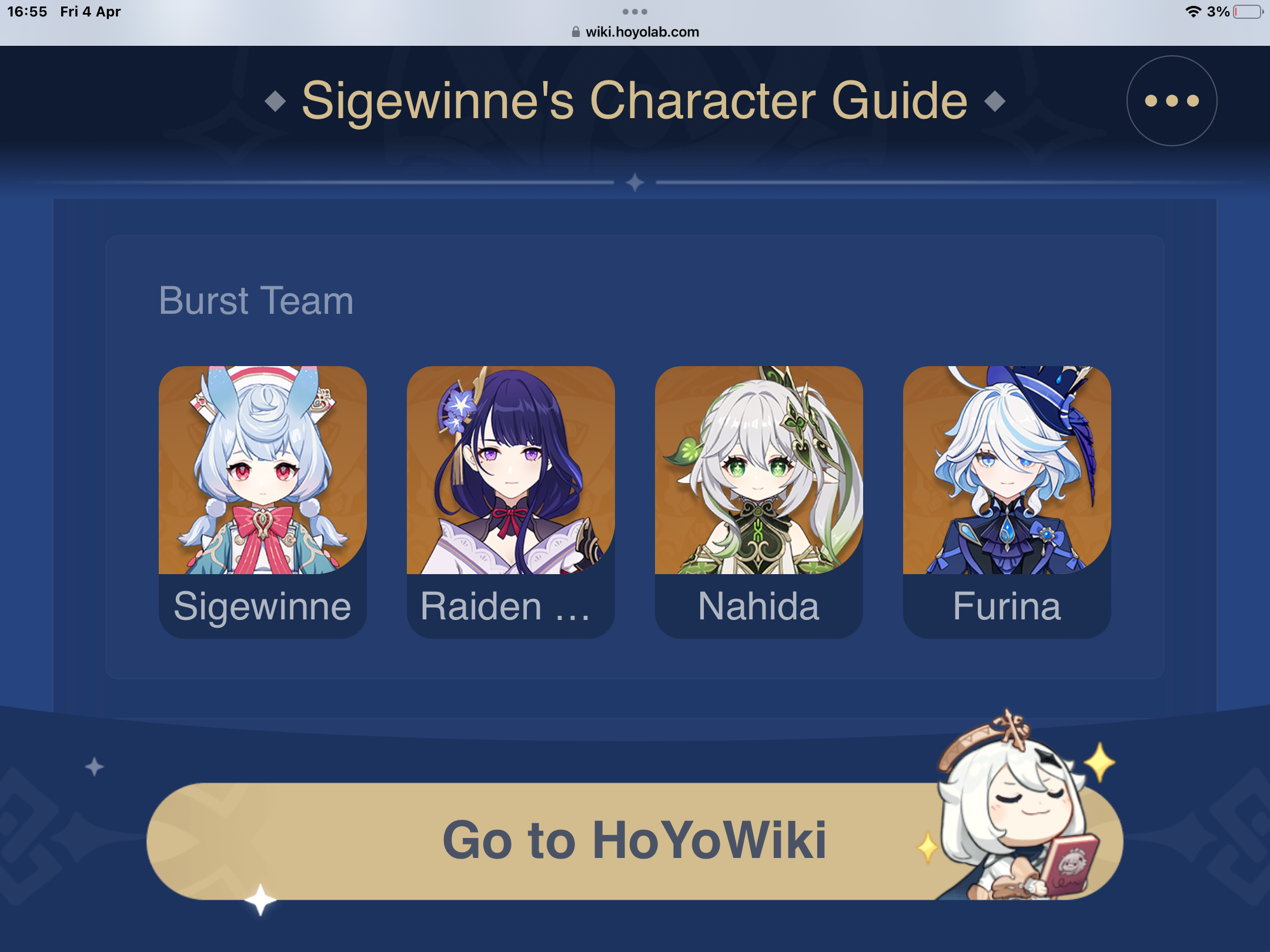 Sigewinne what are you doing in the archon team! Genshin Impact | HoYoLAB