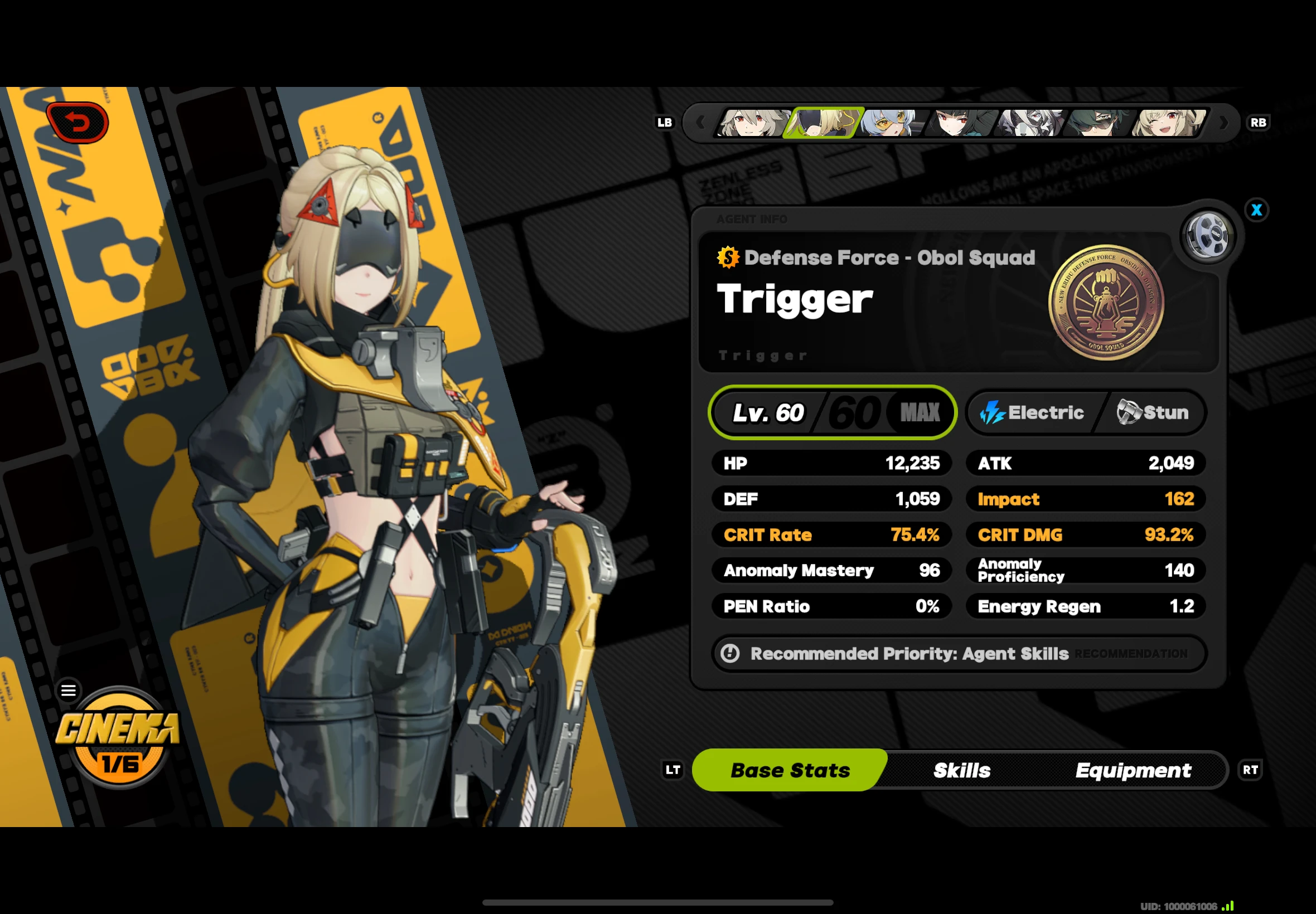 Day 1 Trigger build Zenless Zone Zero | HoYoLAB