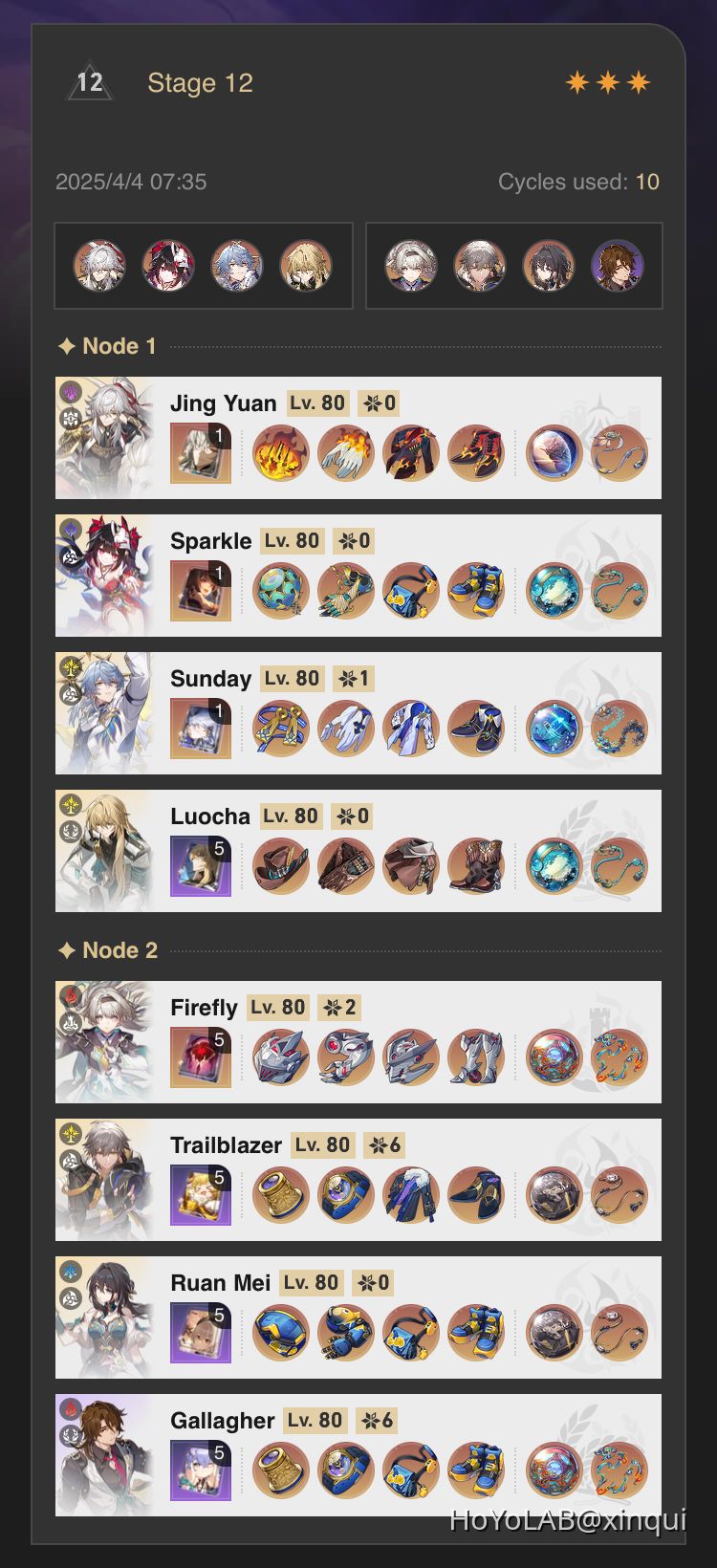 Phase1: 8cost, phase2: 4cost (no 3.x units) Honkai: Star Rail | HoYoLAB